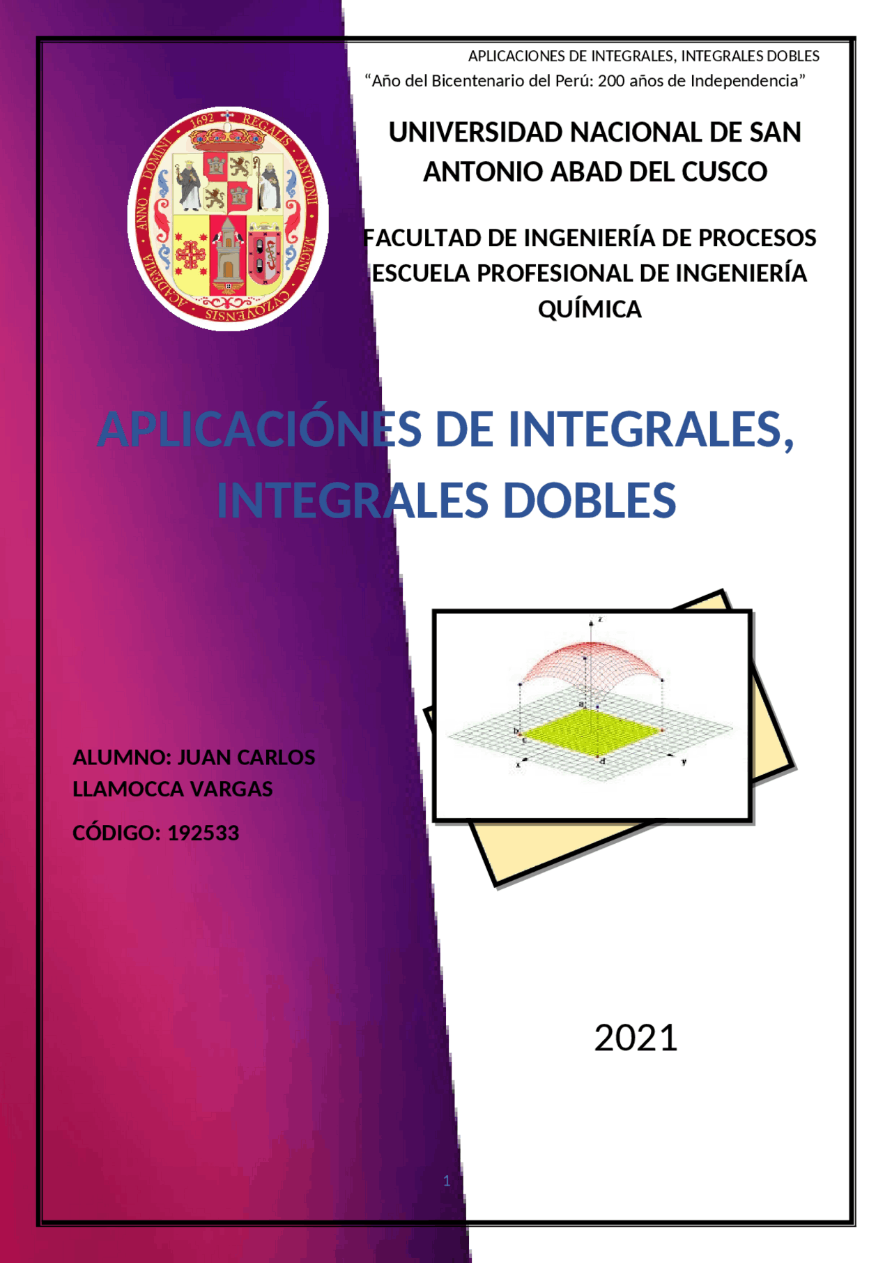 Aplicacion De Calculo En La Ingenieria Docsity