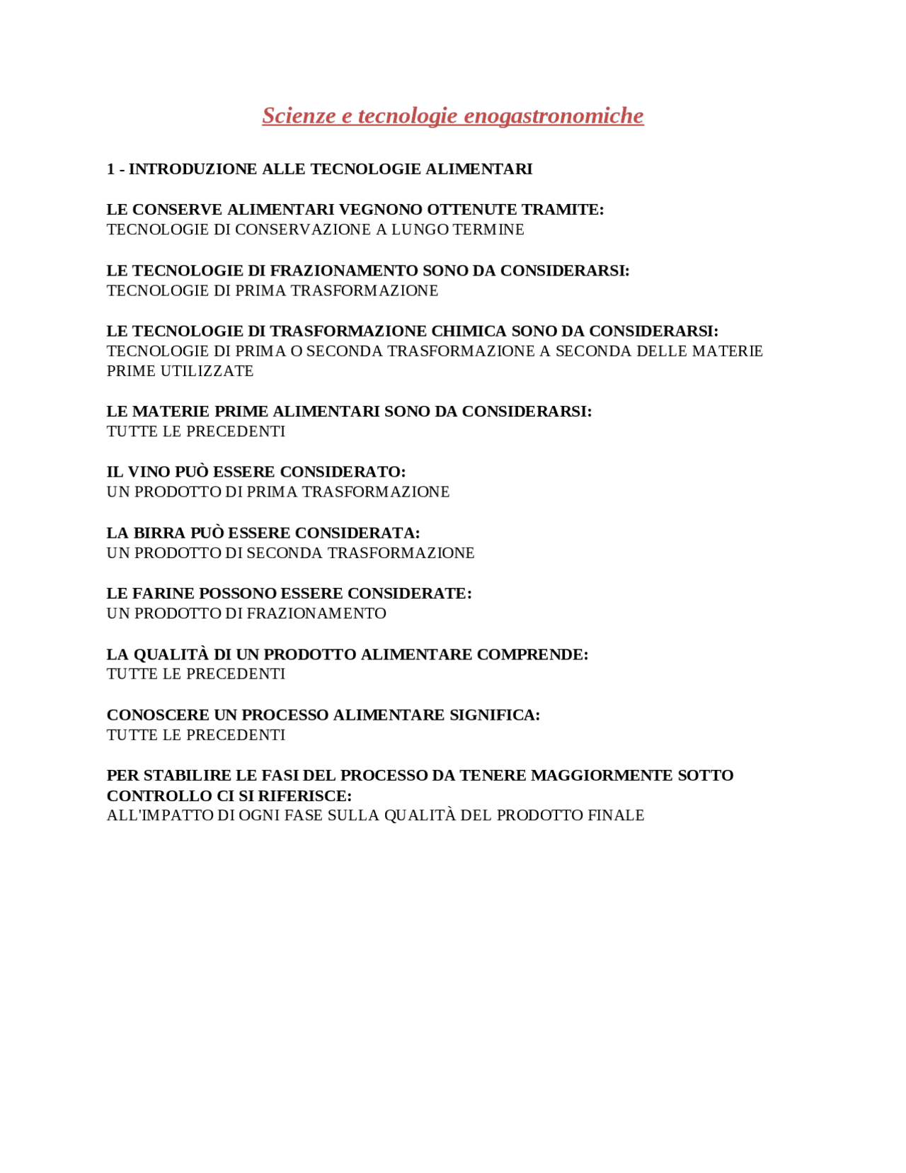 Scienze E Tecnologie Enogastronomiche L Gastr Mercatorum Prove D
