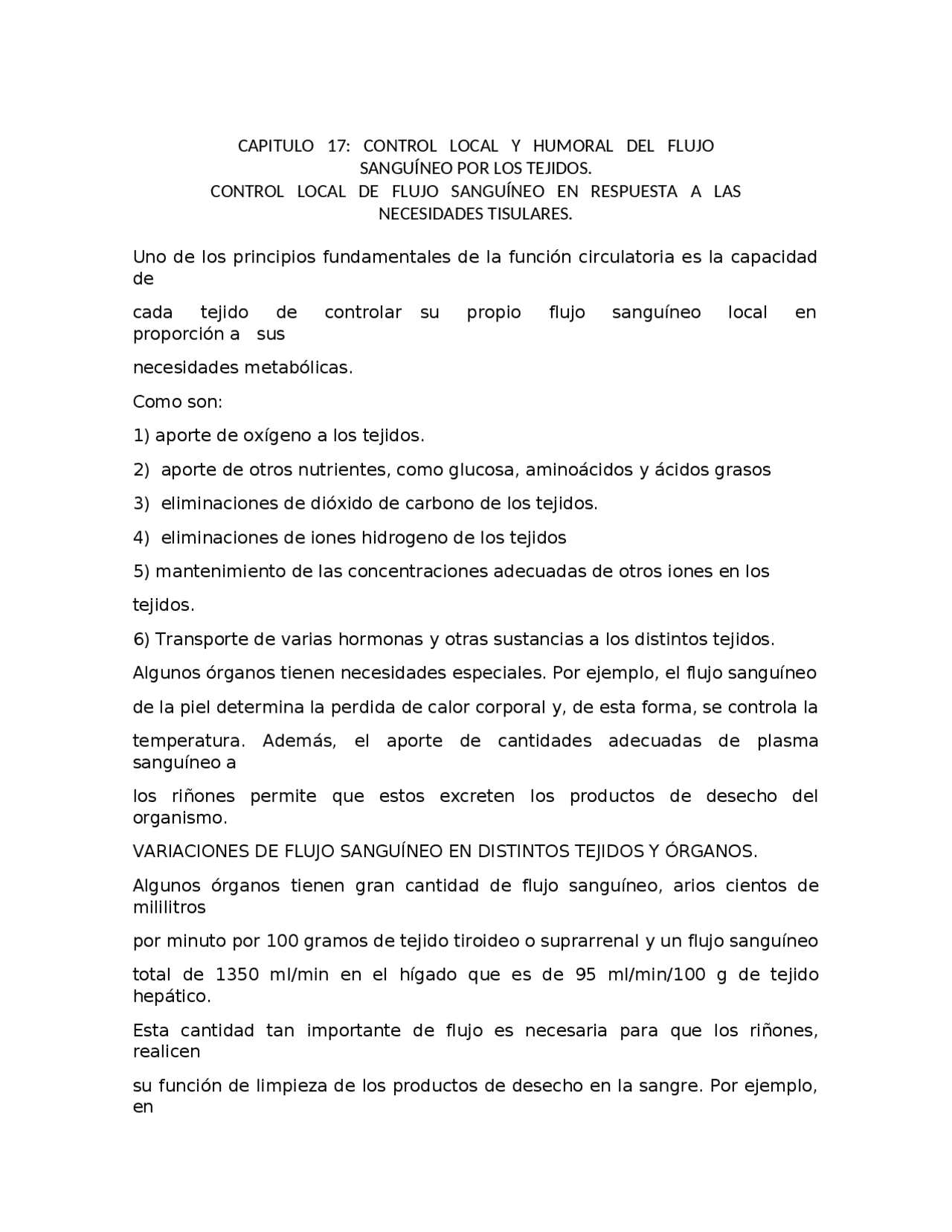 Resumen fisiologia de Guyton 13 edicion - Docsity