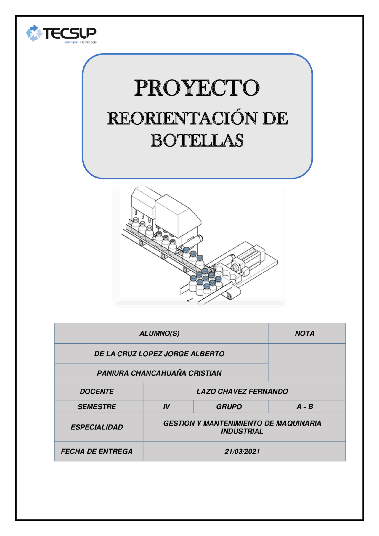 ELECTRONEUMATICA TRABAJO FINAL - Docsity