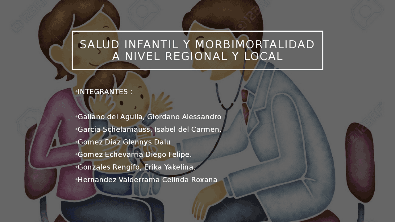 SALUD INFANTIL Y MORBIMORTALIDAD A NIVEL REGIONAL Y LOCAL - Docsity