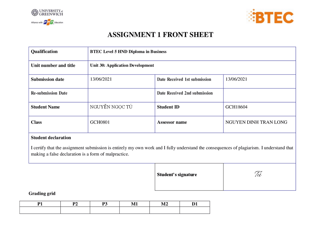 Application Development Assignment Fpt Essays University Computer