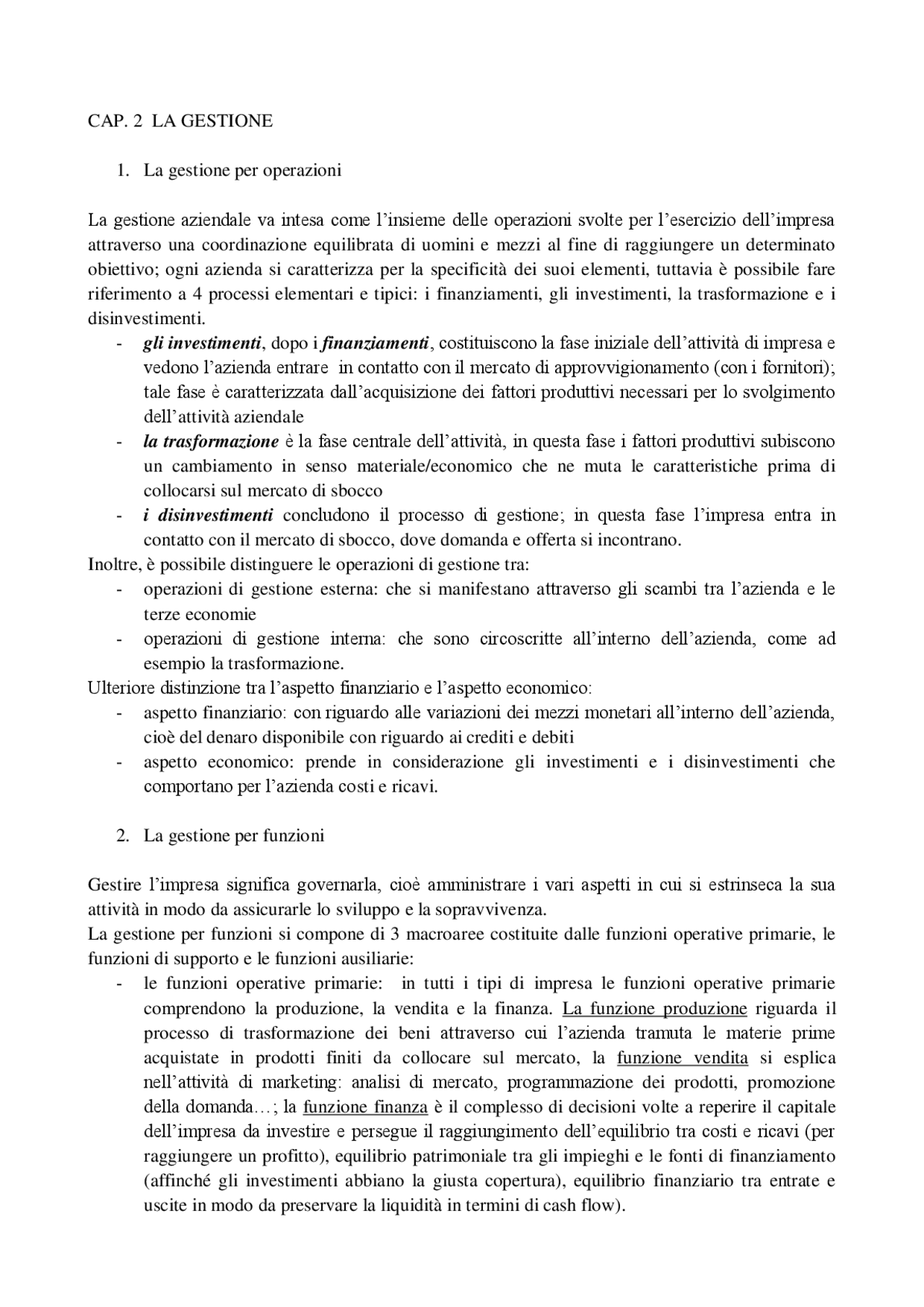 Elementi Di Ragioneria Sintesi Del Corso Di Ragioneria Docsity