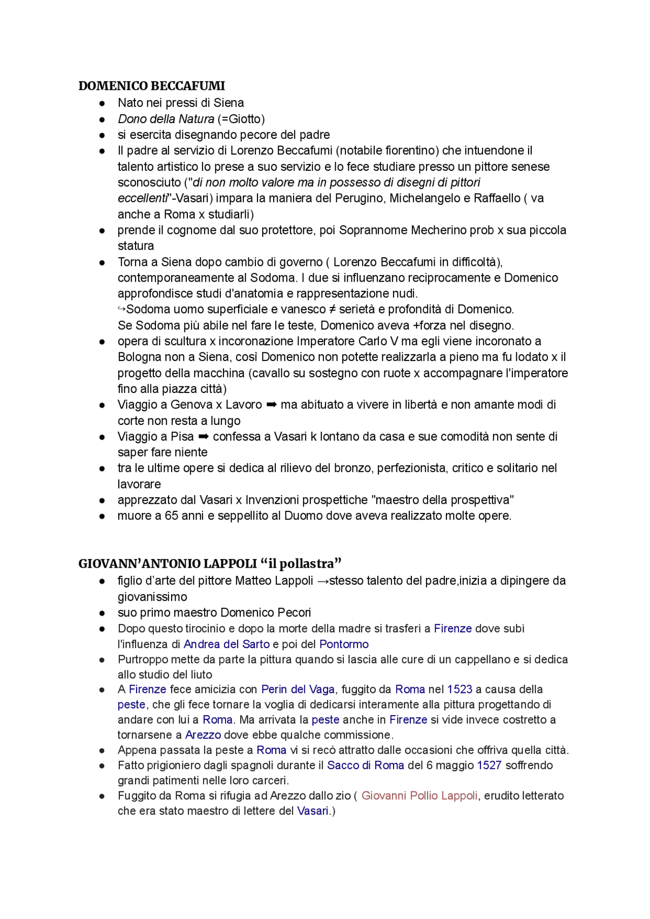 Le Vite Di Vasari Vol Iv Docsity