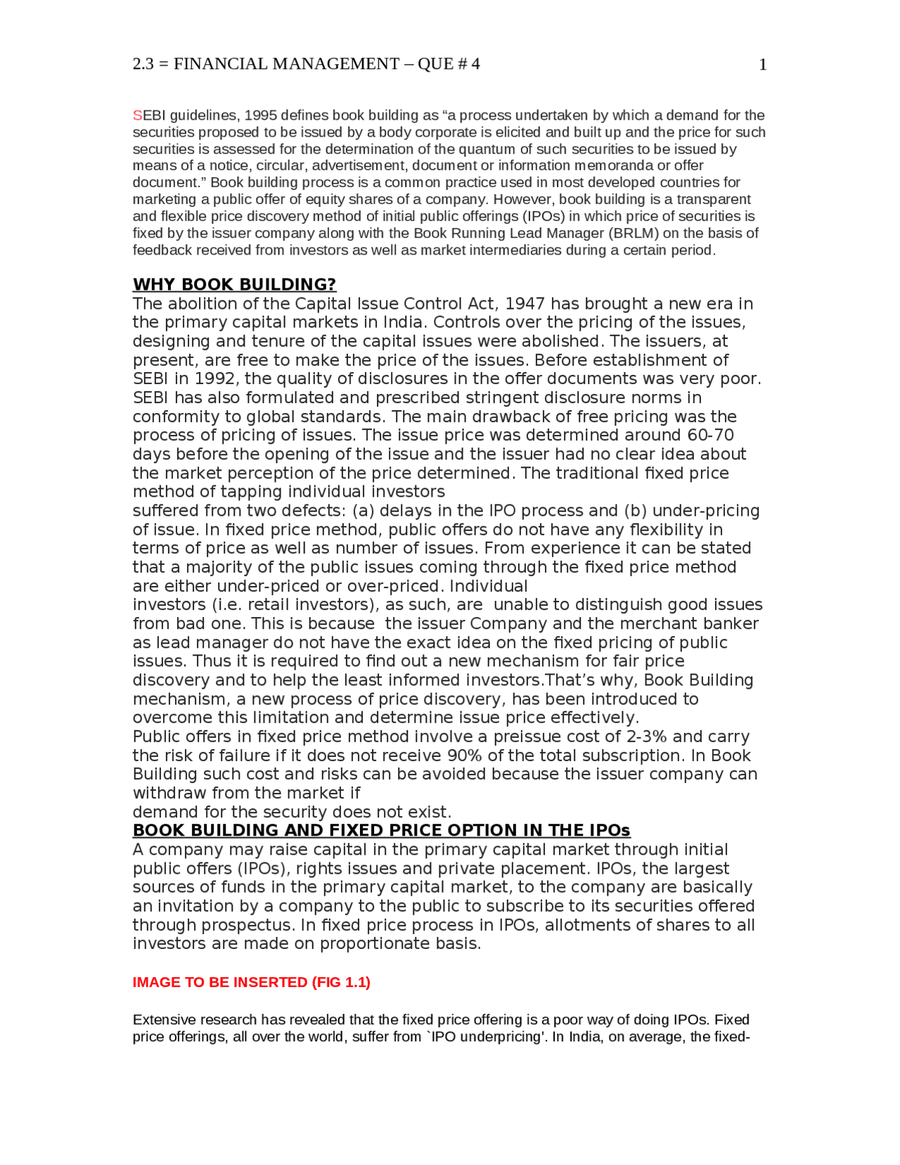 Book Building Process in Indian IPOs: Transparent Price Discovery ...