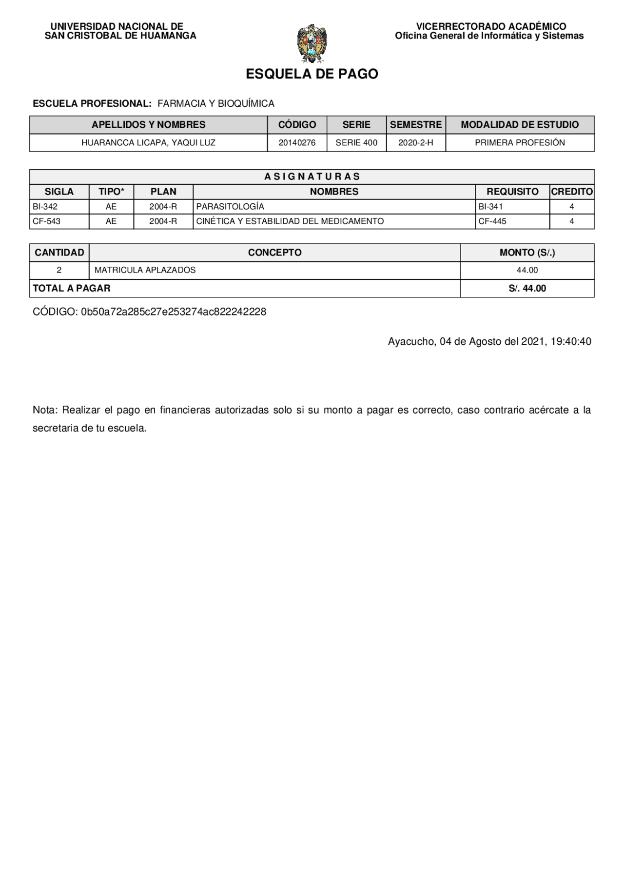 Ciencias De Algoritmo Docsity
