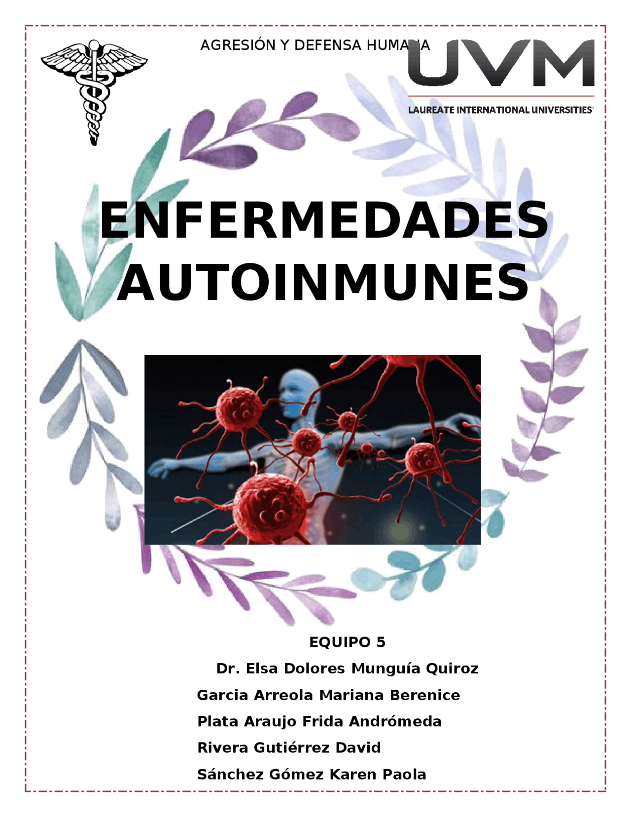 Enfermedades Autoinmunes Docsity