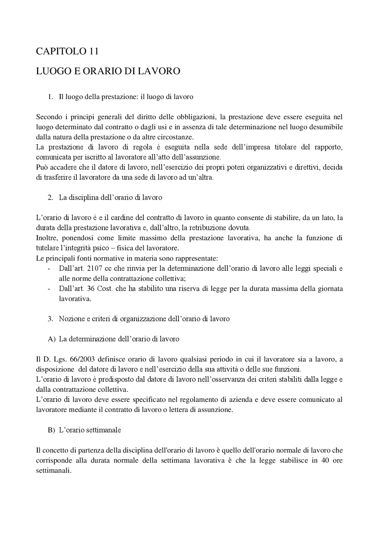 Estratto del riassunto manuale CdL anno 2020 - Docsity