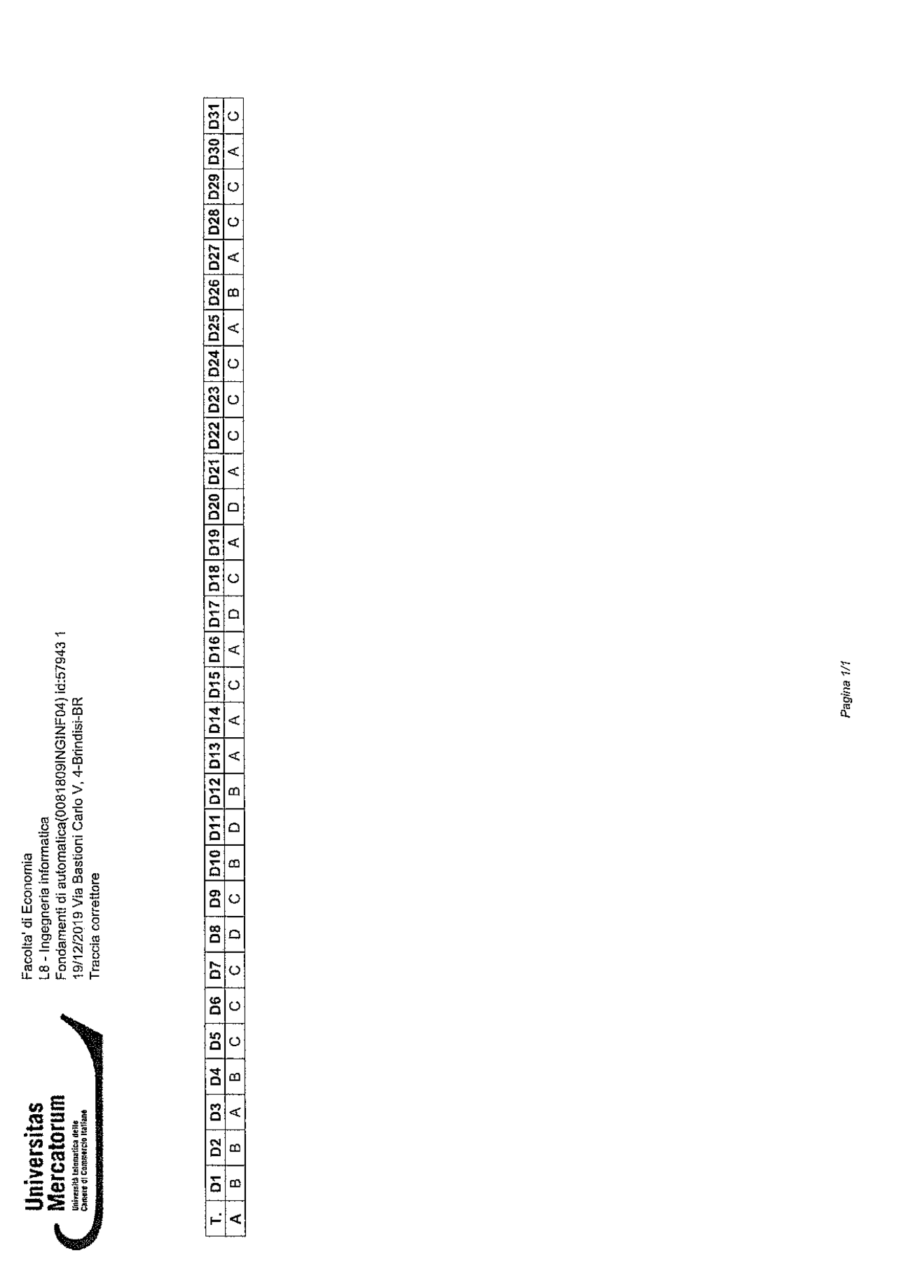 Fondamenti Di Automatica Docsity