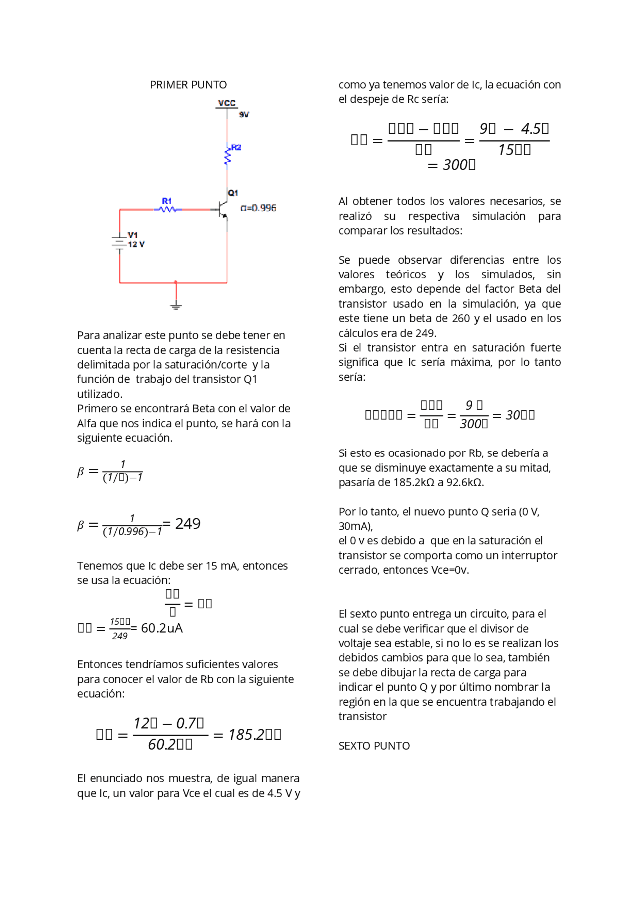 Taller Solucionado De Transistores Docsity