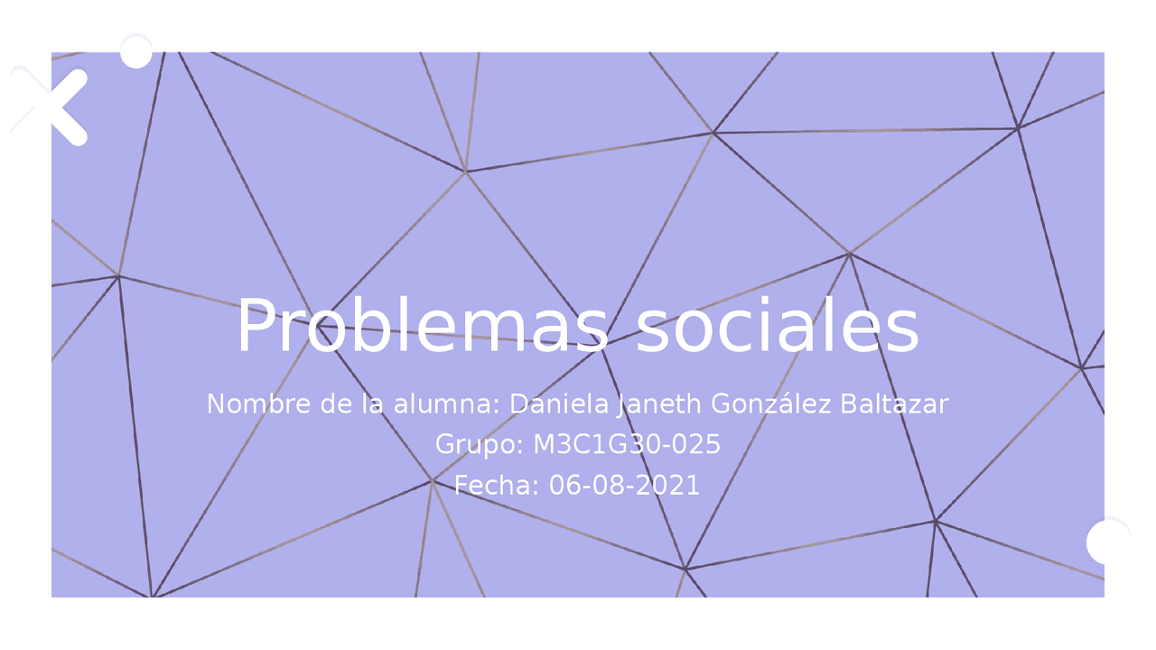 Actividad Integradora 6 Problemas Sociales Docsity