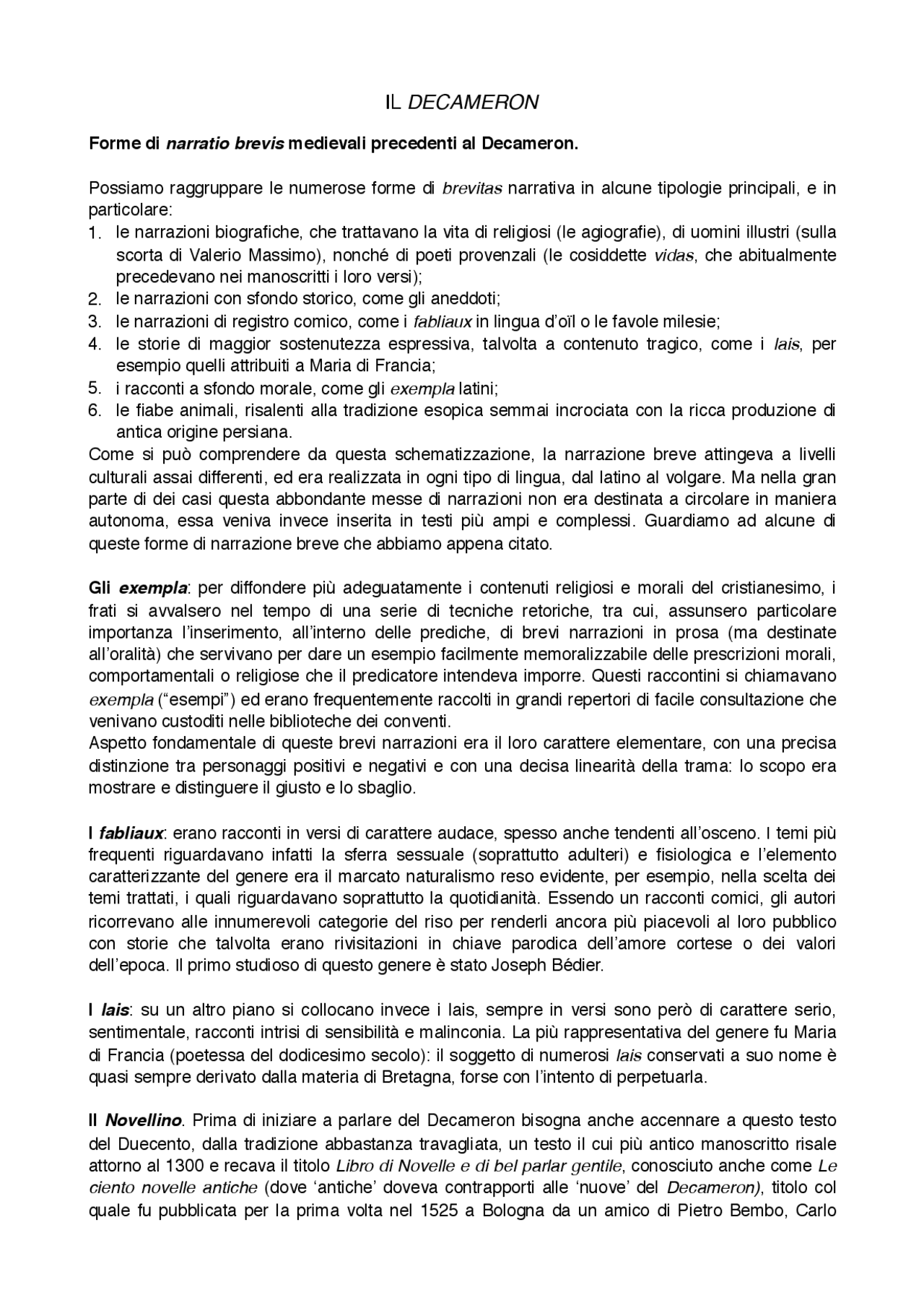 Decameron: analisi dettagliata dei modelli e temi principali, del ...