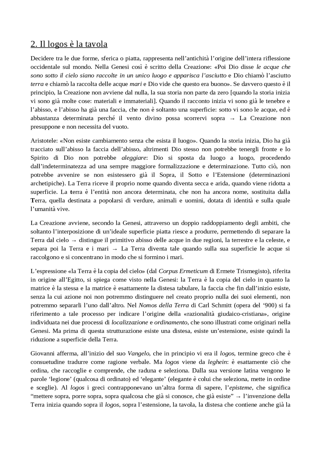 Riassunto De Linvenzione Della Terra Farinelli Docsity
