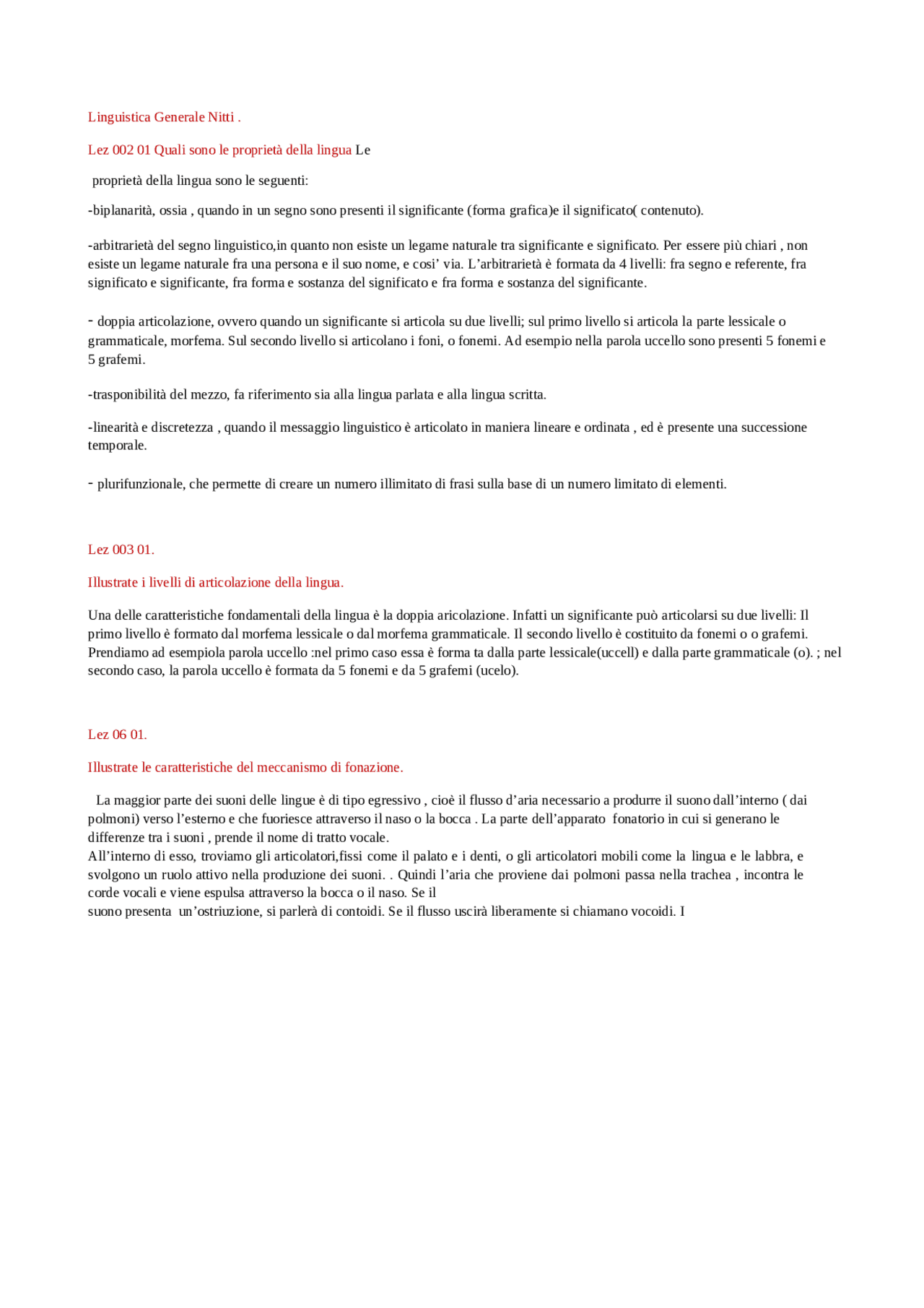 Risposta Domande Aperte Docsity