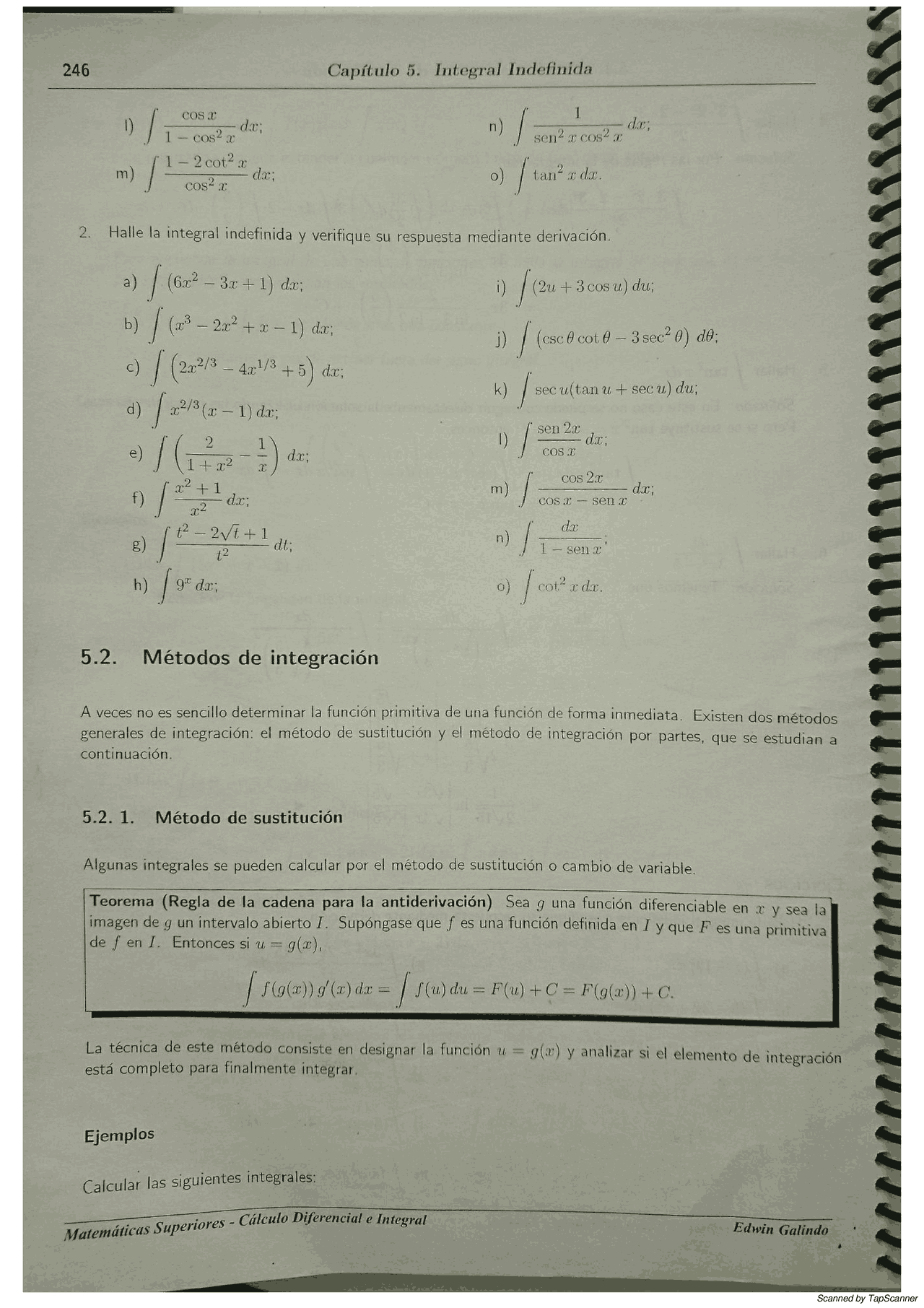 Metodos De Integracion Apuntes De Matemáticas Docsity
