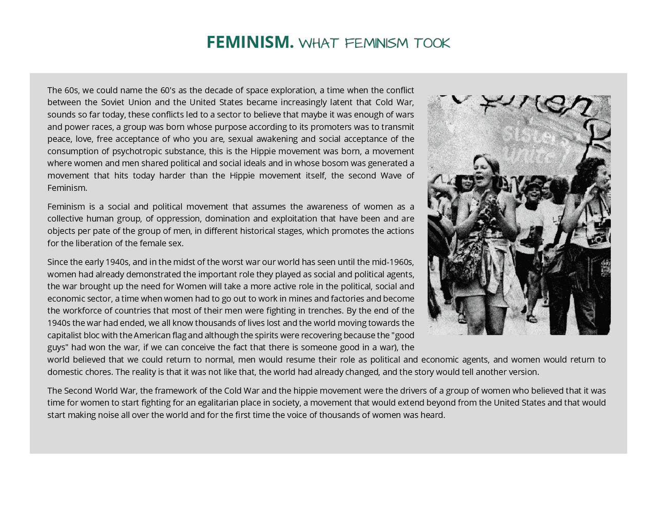 The Second Wave of Feminism: A Social and Political Movement for Women ...