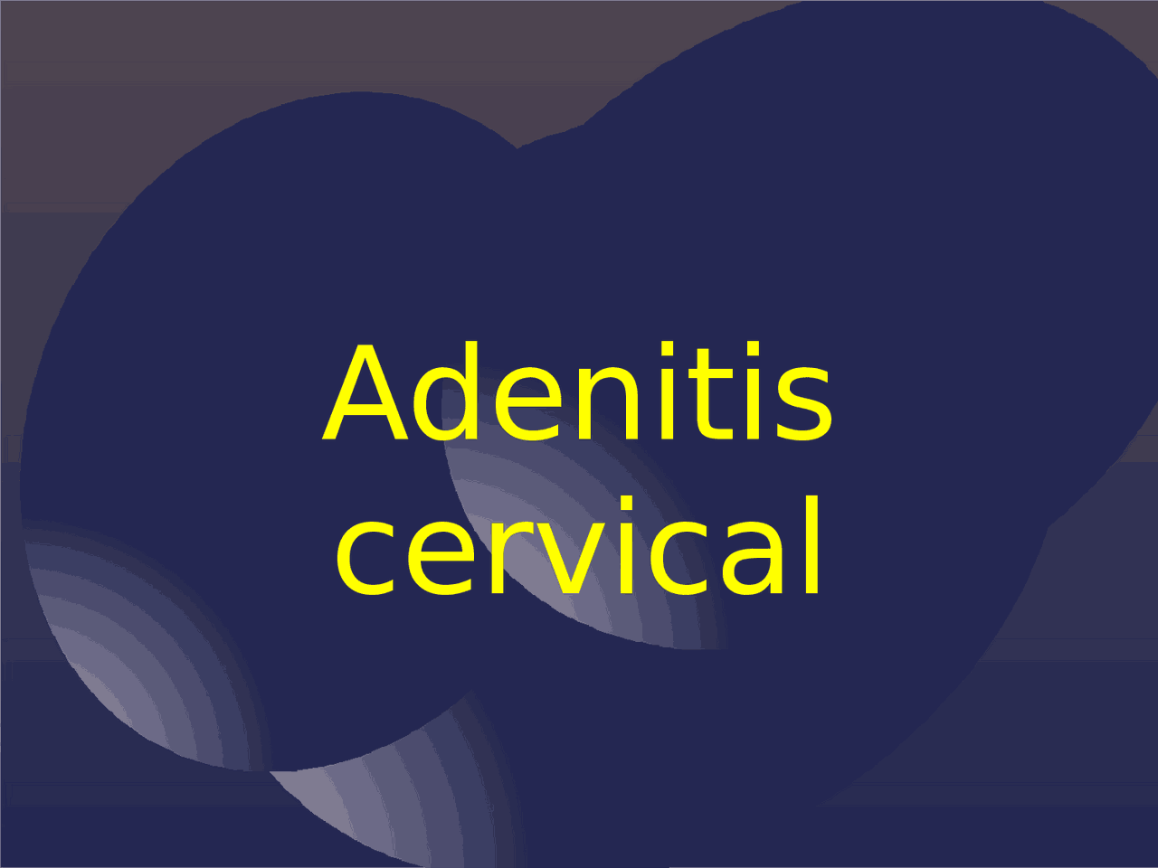 Adenitis cervical- pediatría - Docsity