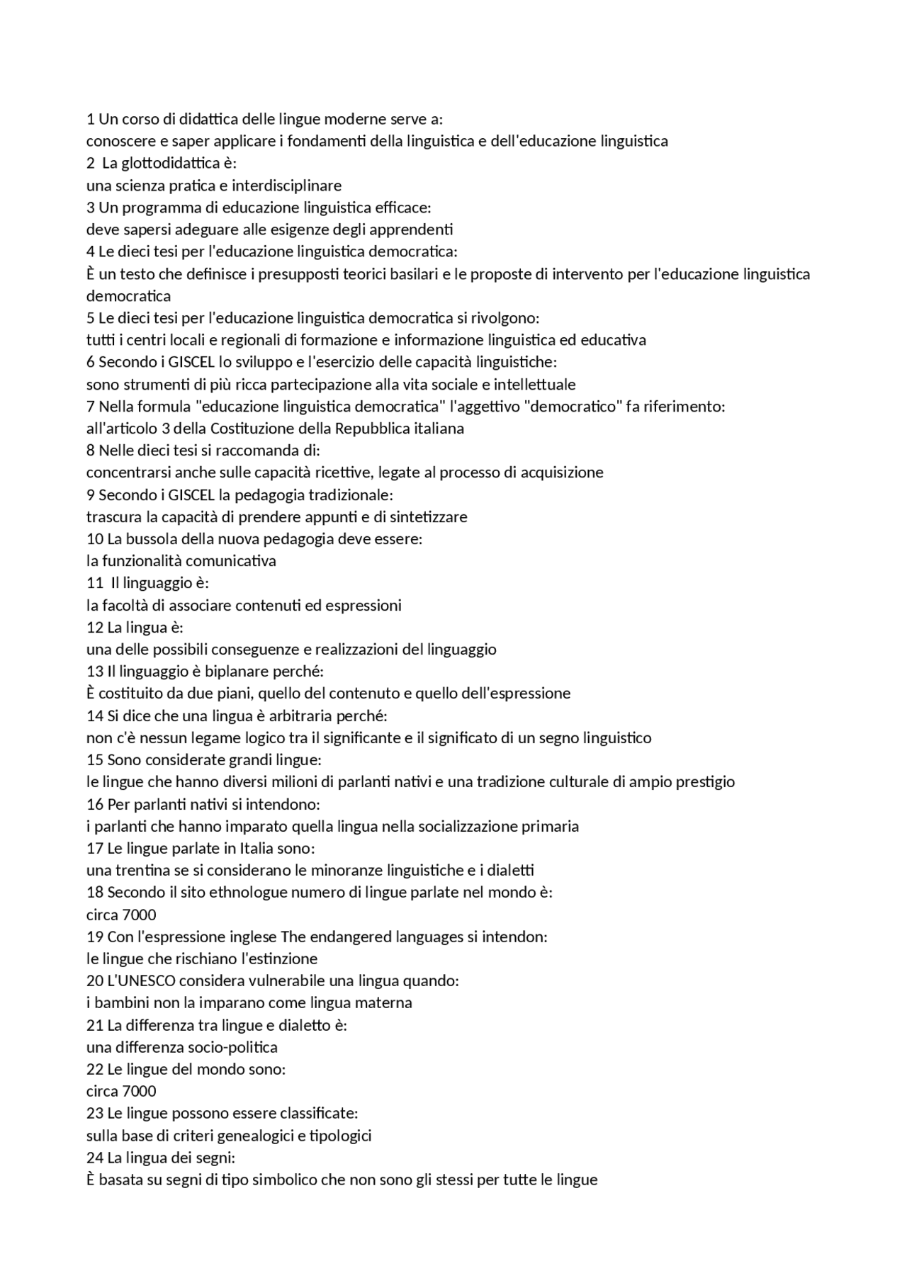 Documento Di Didattica Delle Lingue Moderne Docsity