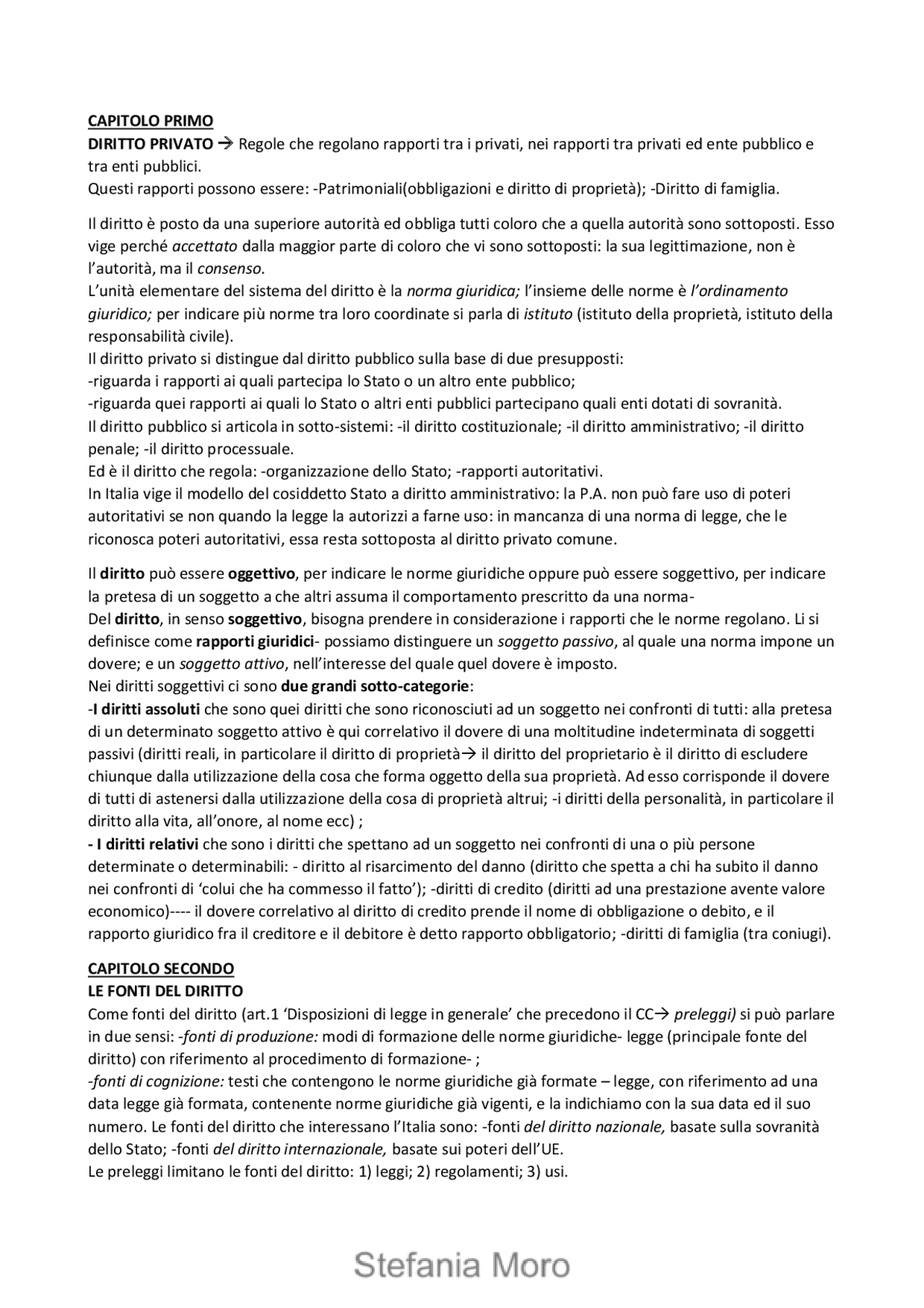 Riassunto Intero Libro Docsity