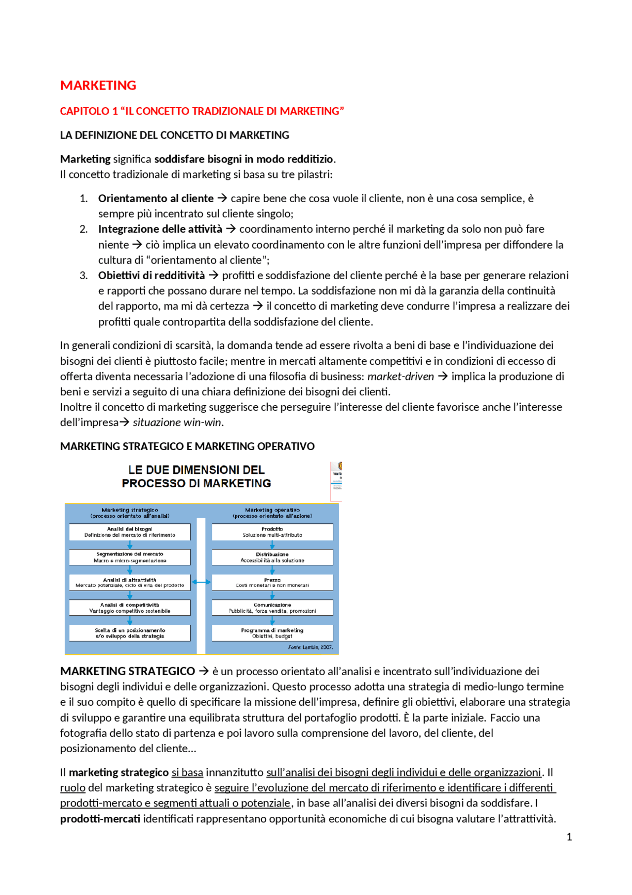 Riassunto Capitolo 1 Docsity