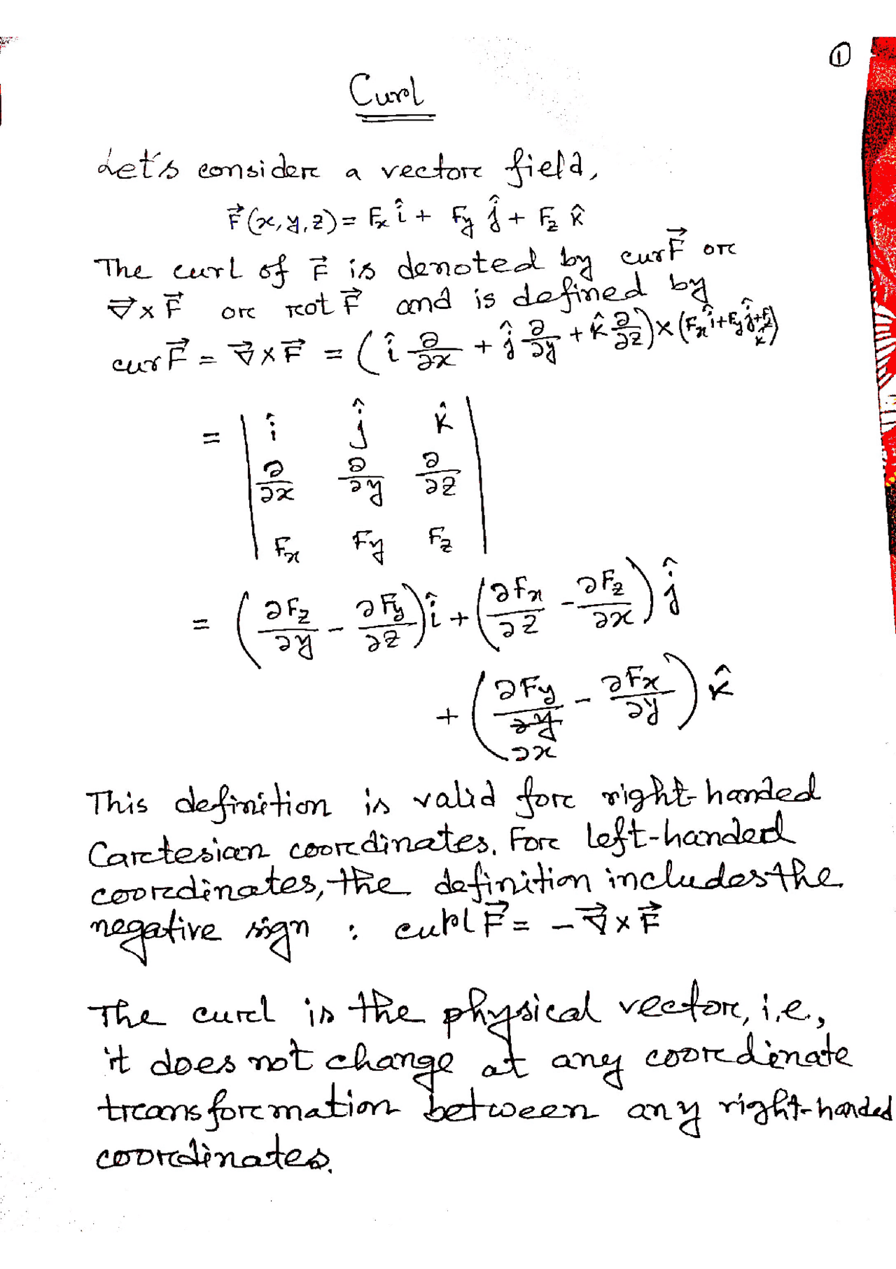 Vector Calculus For Engineers Docsity