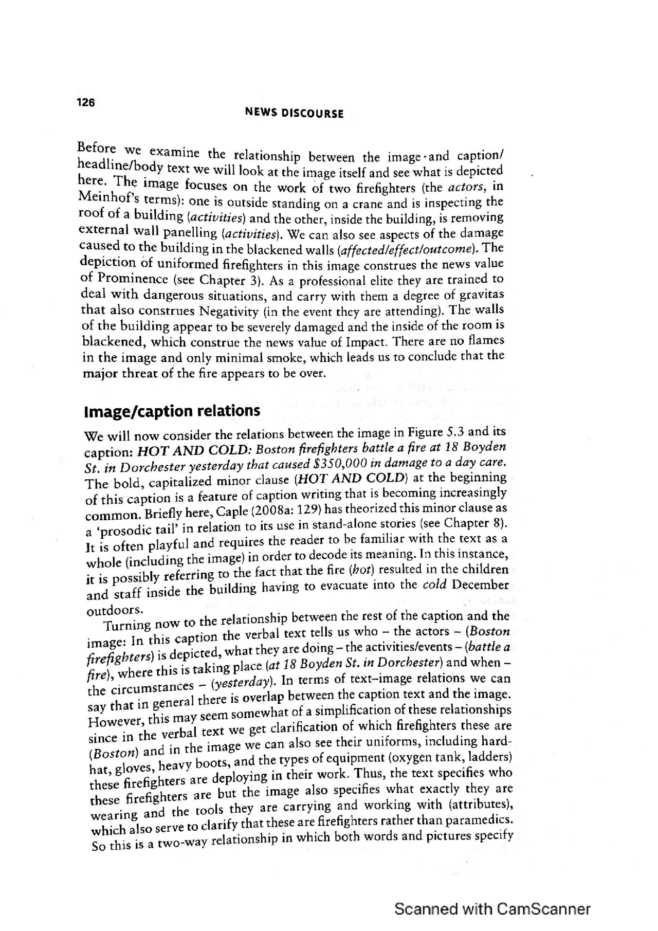 Dispense News Discourse Lingua Inglese Text Image Relations Docsity