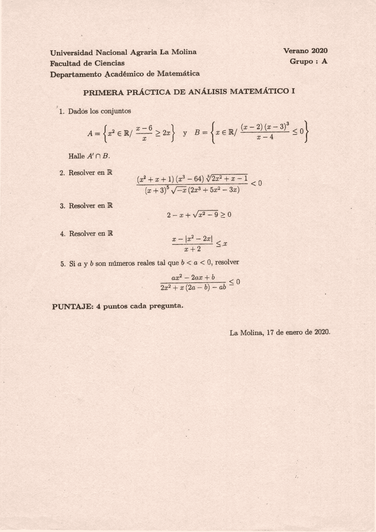 Análisis Matemático Docsity
