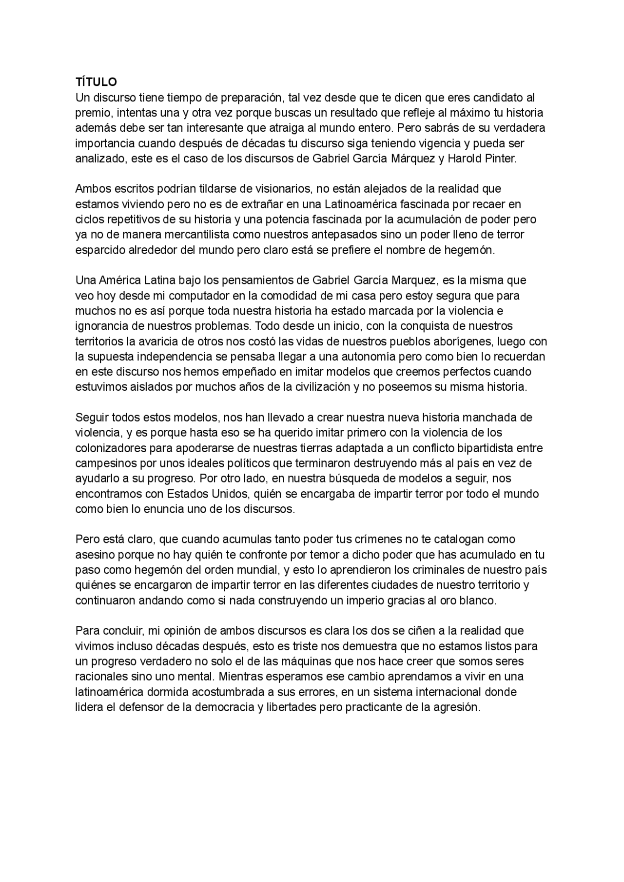Columna Opinión Daniela Docsity