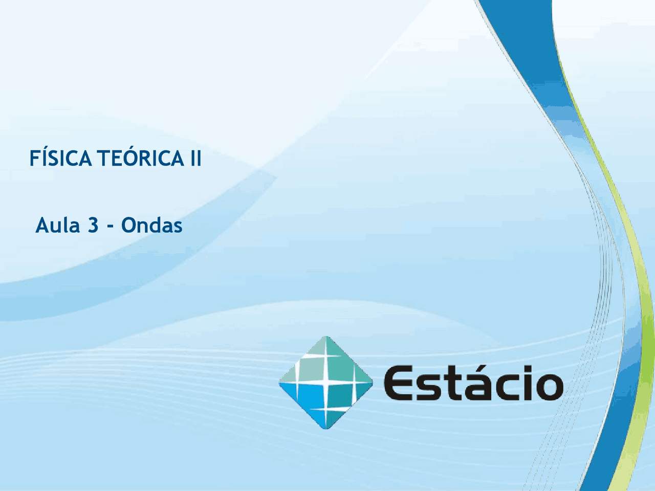 FÍsica TeÓrica Ii Aula 3 Ondas Docsity