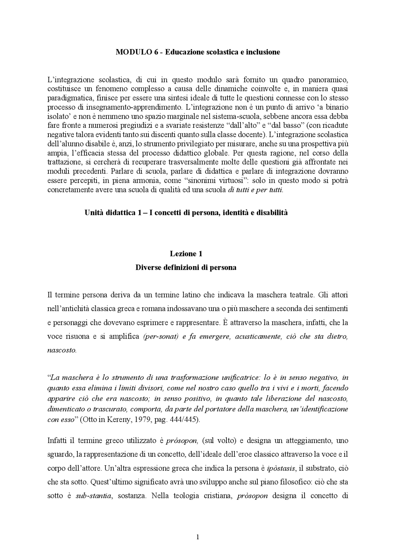 La Lim Master Mnemosine Docsity