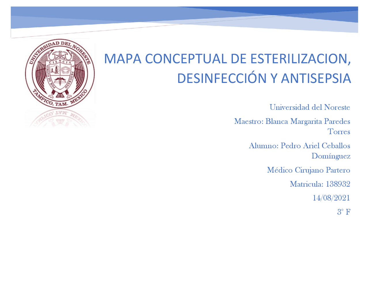 Esterilización Desinfección Asepsia Docsity