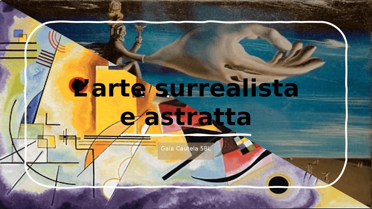 Arte Surrealista E Astratta Docsity