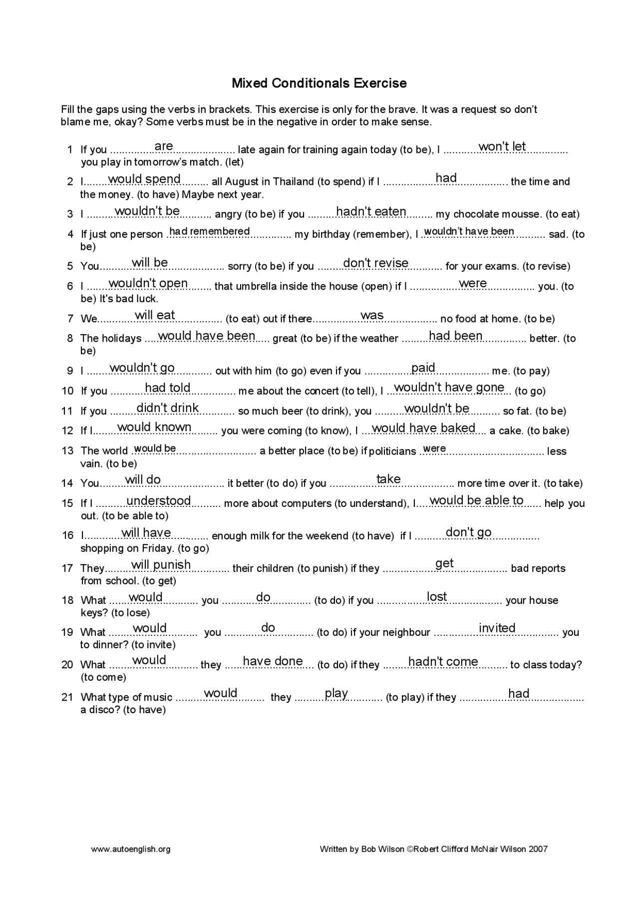 English Exercises Of Basic Exercises English Language Docsity English Exercises Of Basic Exercises English Language Docsity
