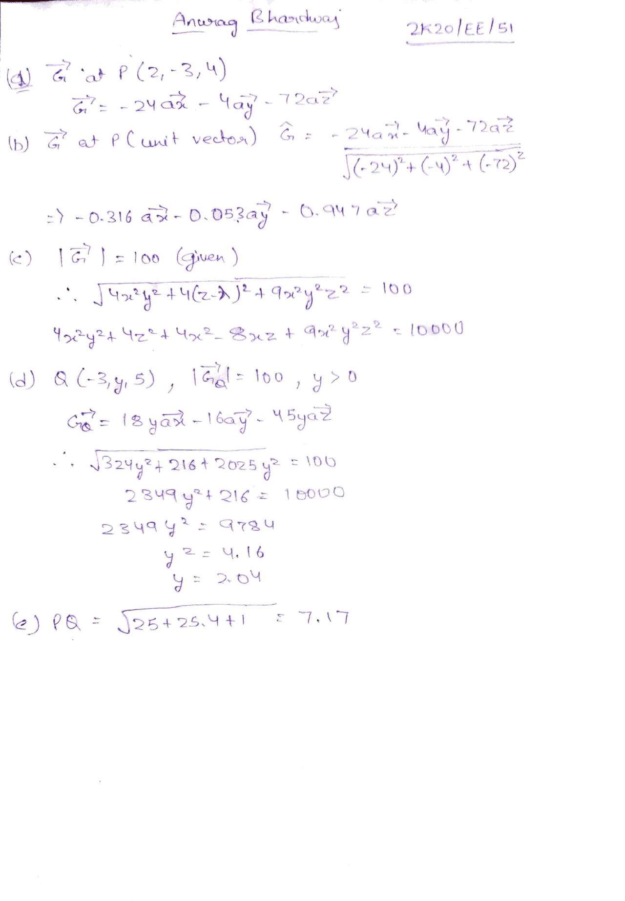 Electrical Engineering Equations and Calculations | Exercises Electrical Engineering | Docsity