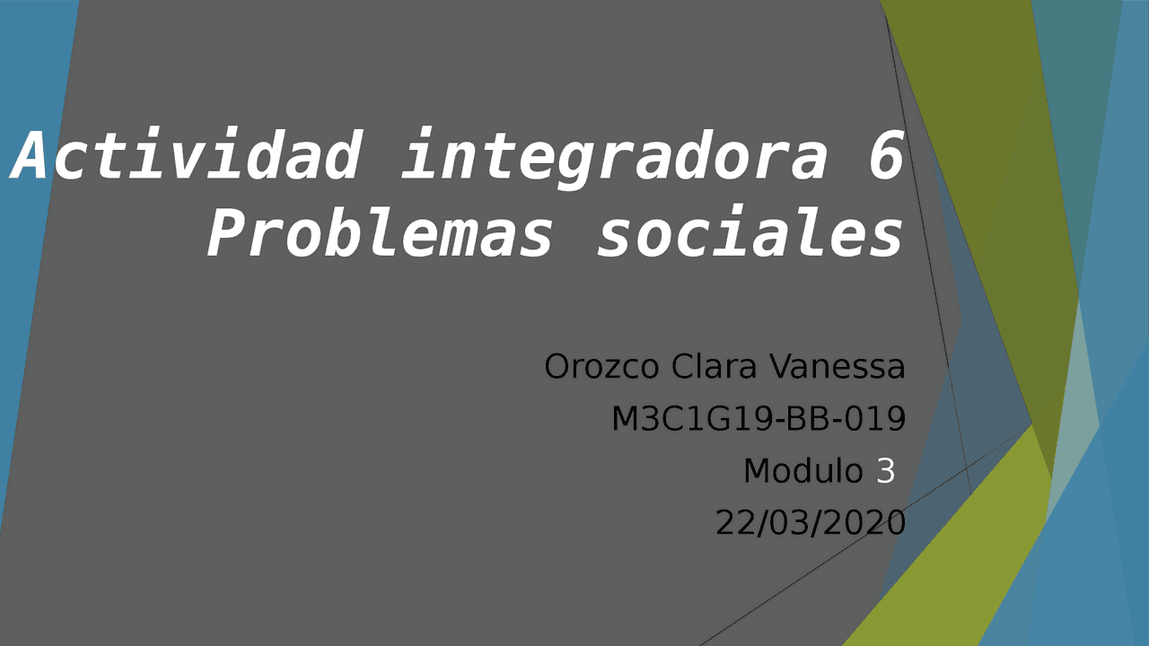 Actividad..problemas sociales - Docsity