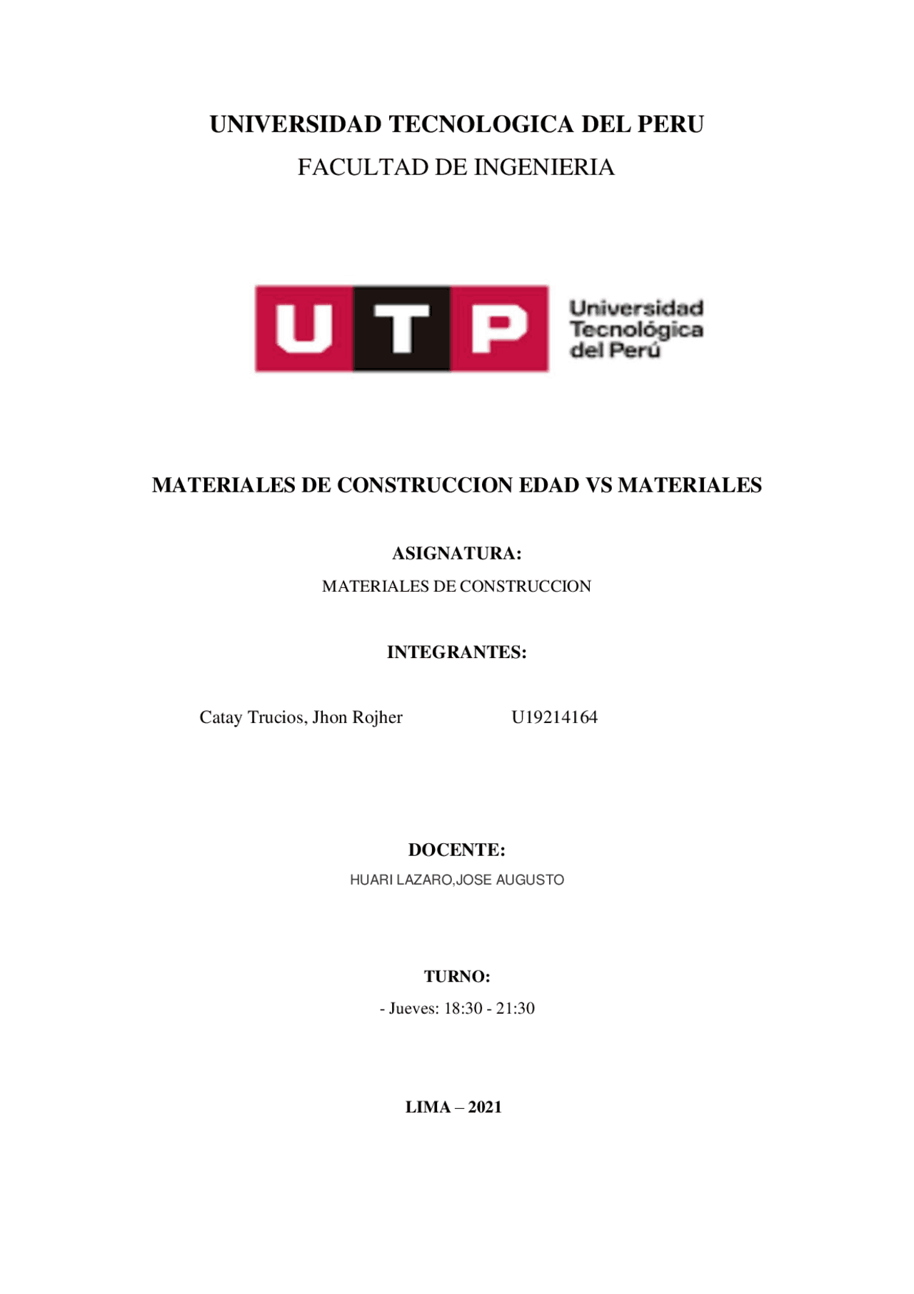 Materiales De Construccion Docsity