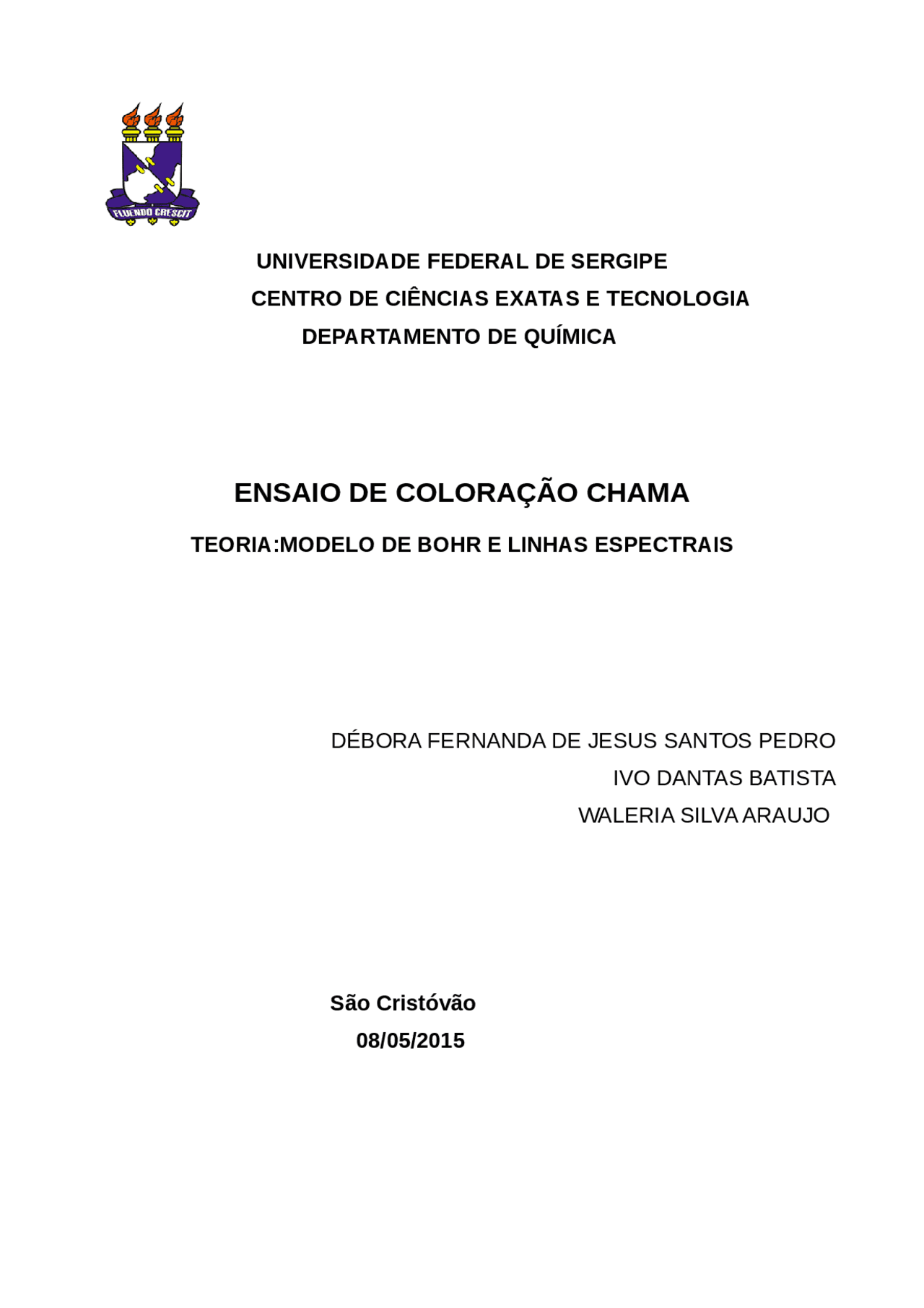 QuÍmica Experimental 1 Docsity