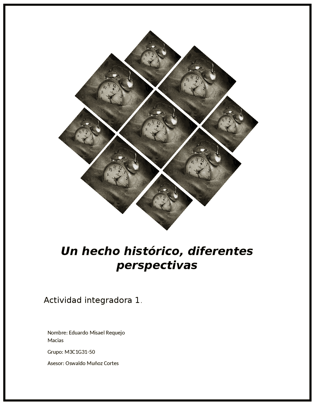 Actividad integradora 1. Modulo 3. - Docsity