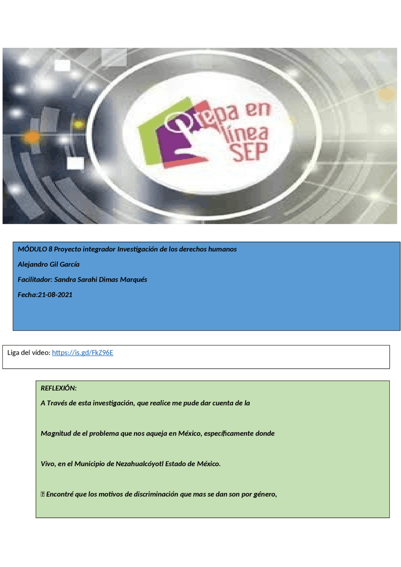 Proyecto integrador módulo 8 | Exámenes de Humanidades y Ciencias ...
