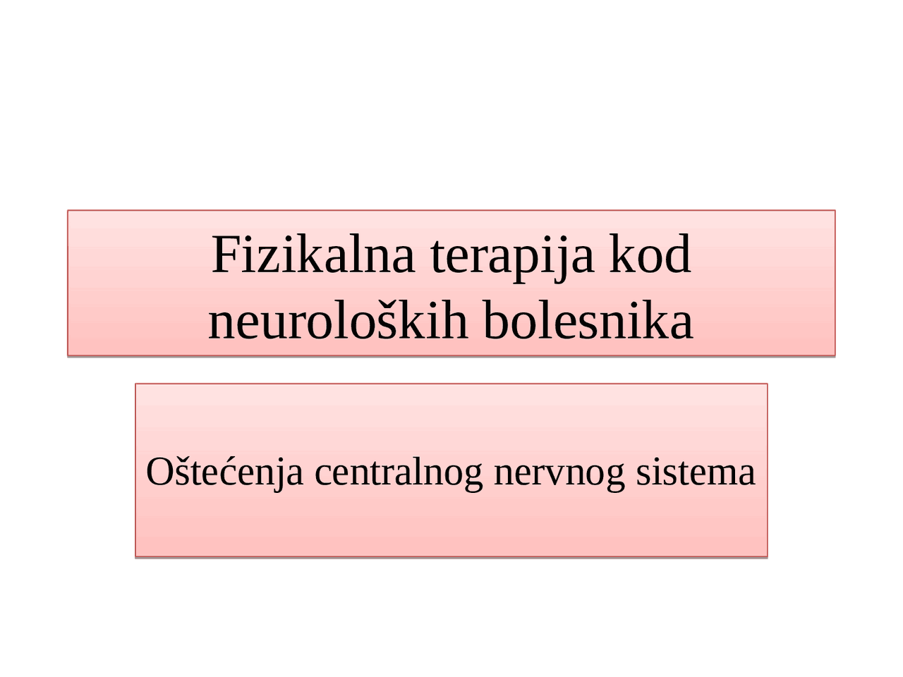 Centralni nervni sistem prvi deo | Beleške' predlog Specijalna ...