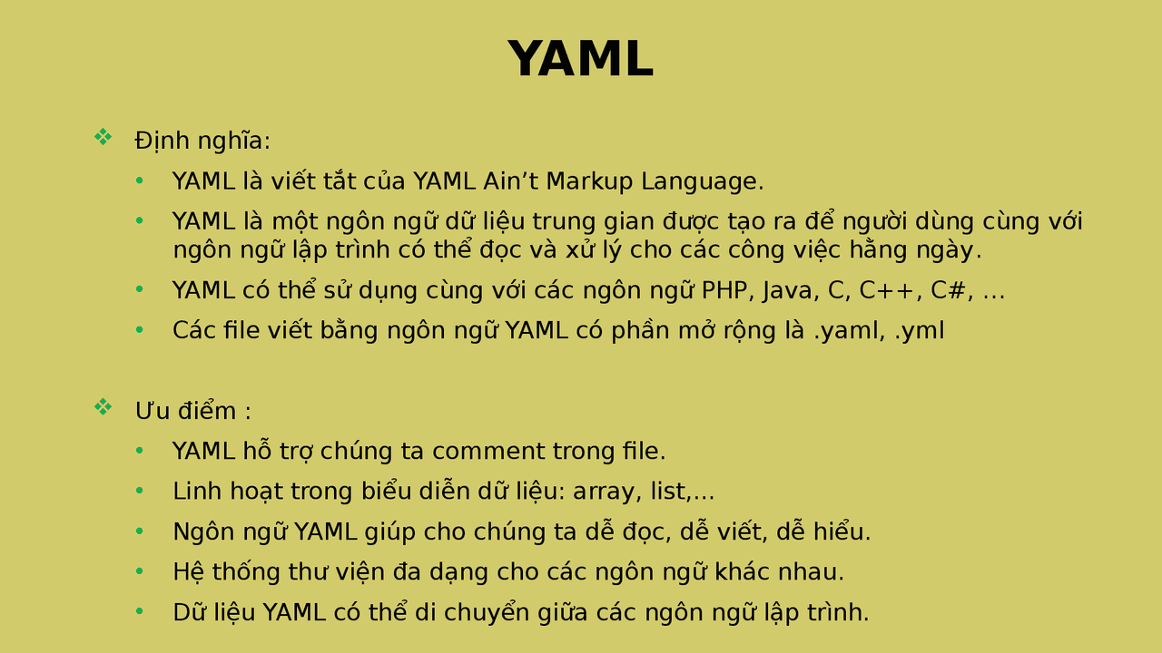 Yaml basic concept demo - Docsity