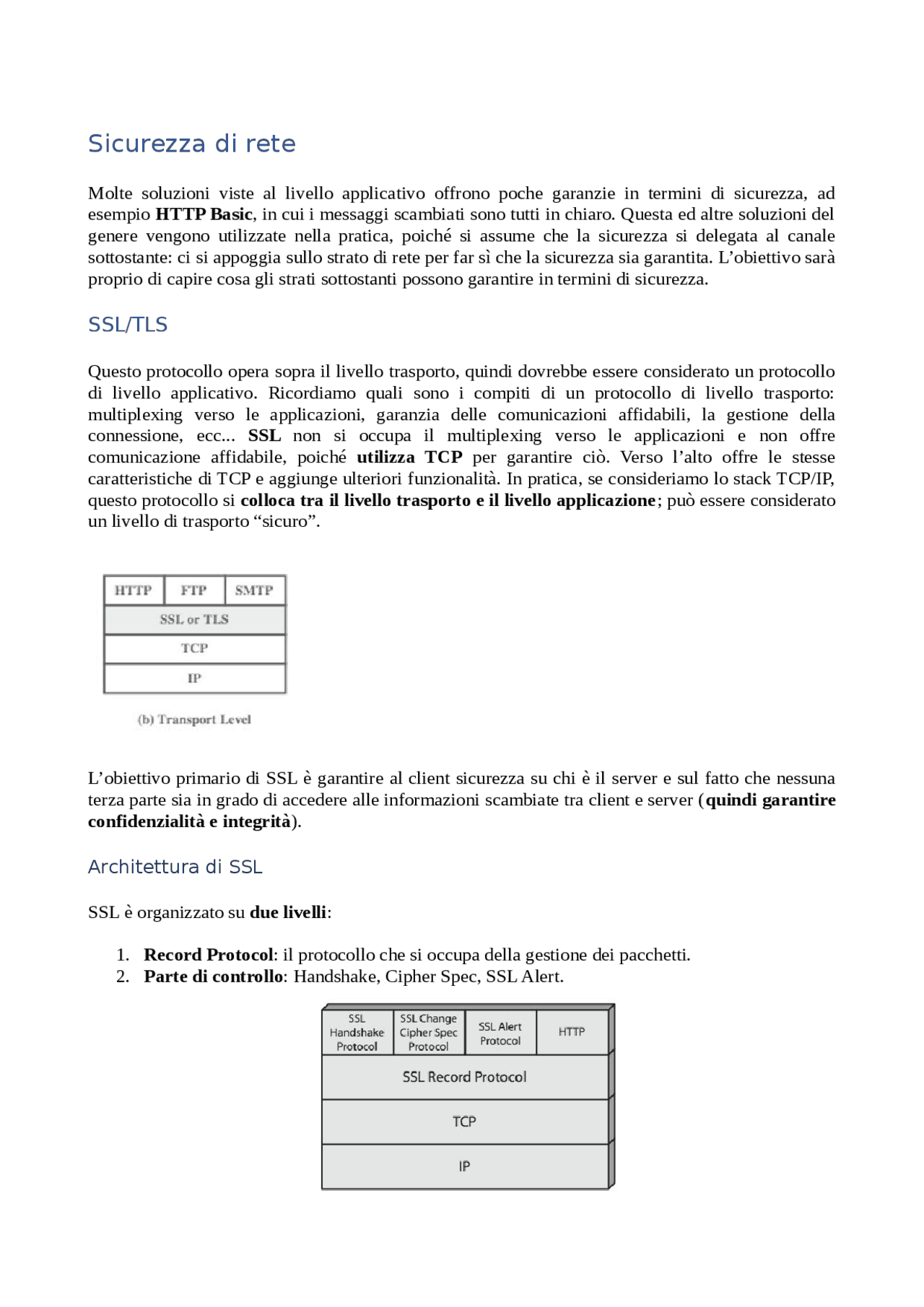 Sicurezza Delle Reti Docsity