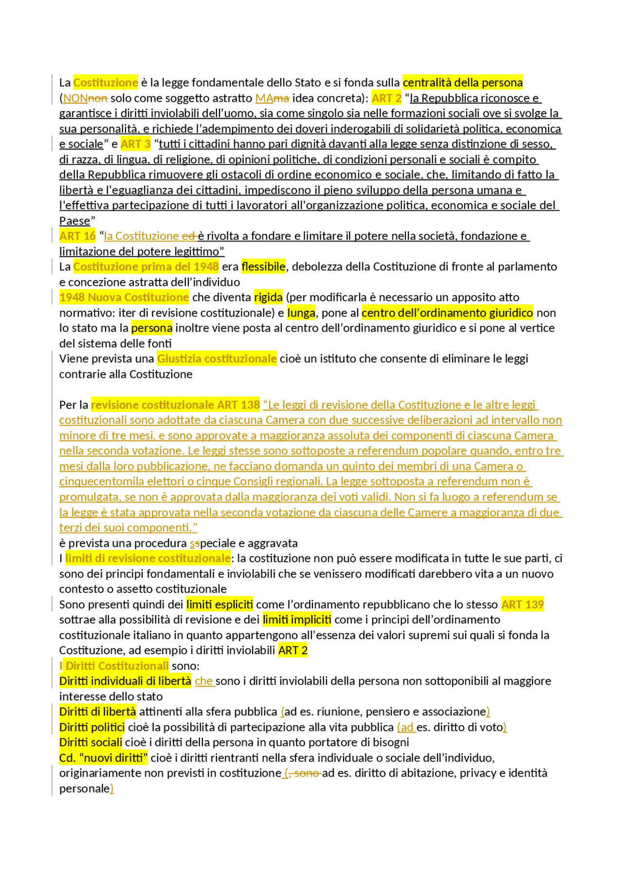 Riassunto Diritto Pubblico Docsity