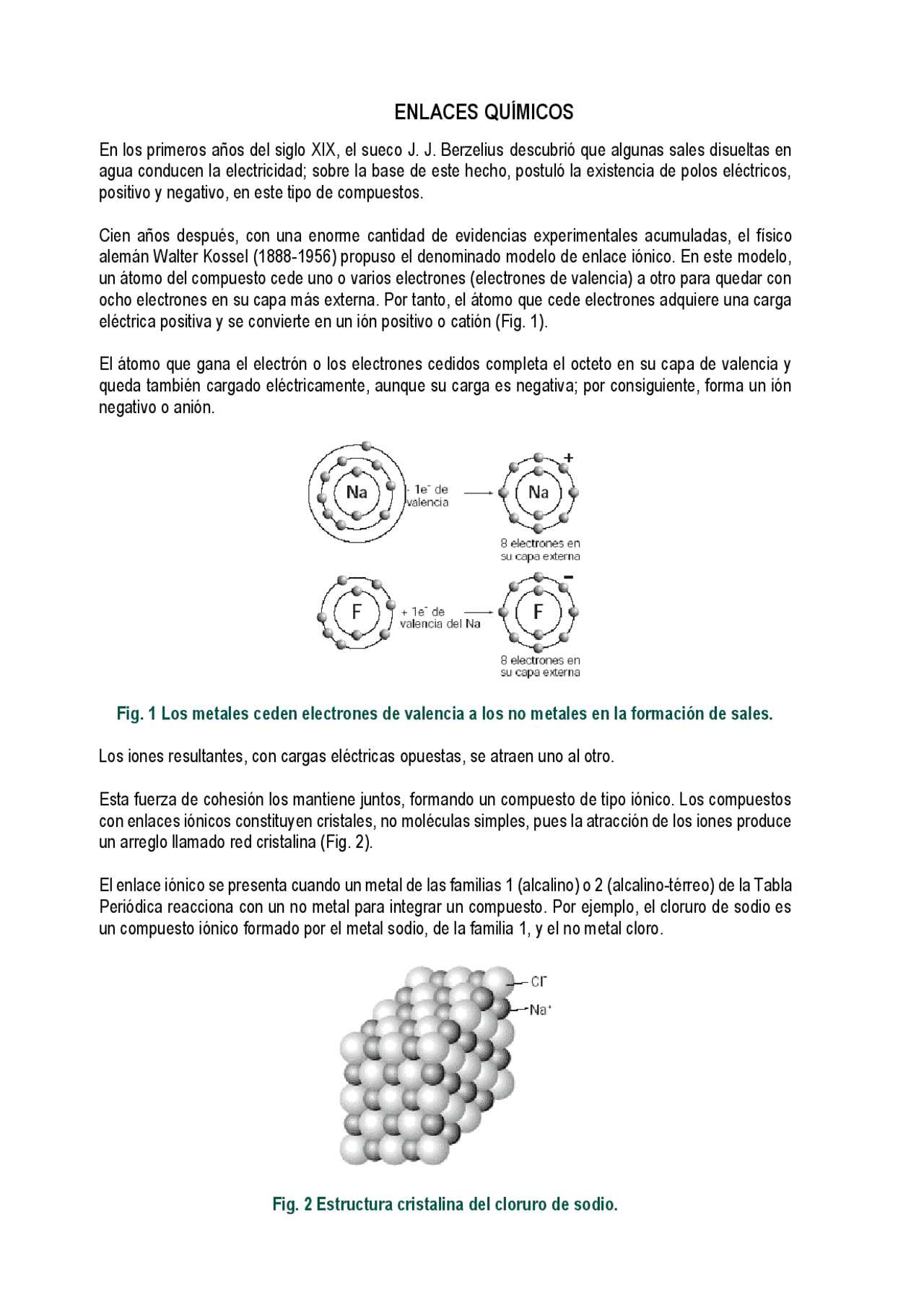 Lectura Enlaces QuÍmicos Docsity
