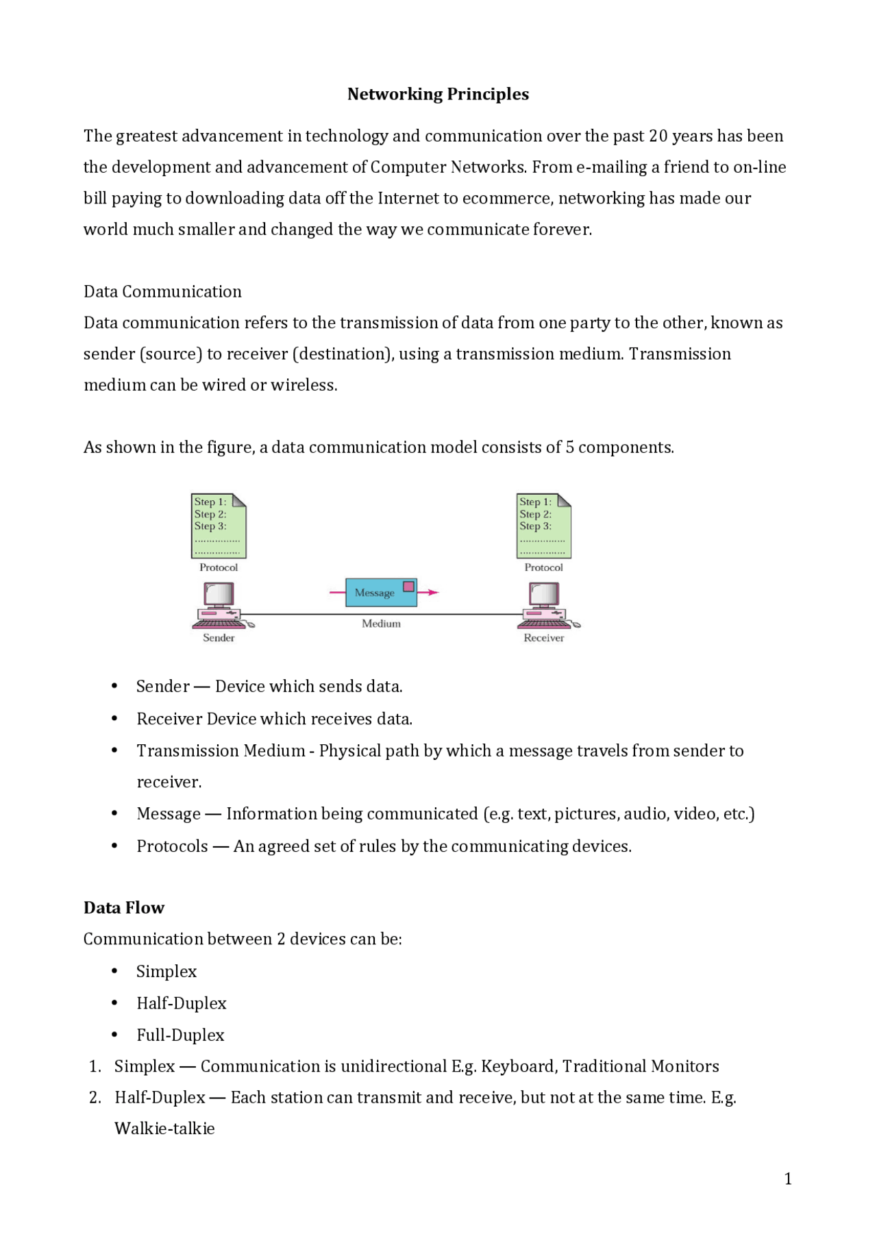 About network principal and Network System Types - Docsity