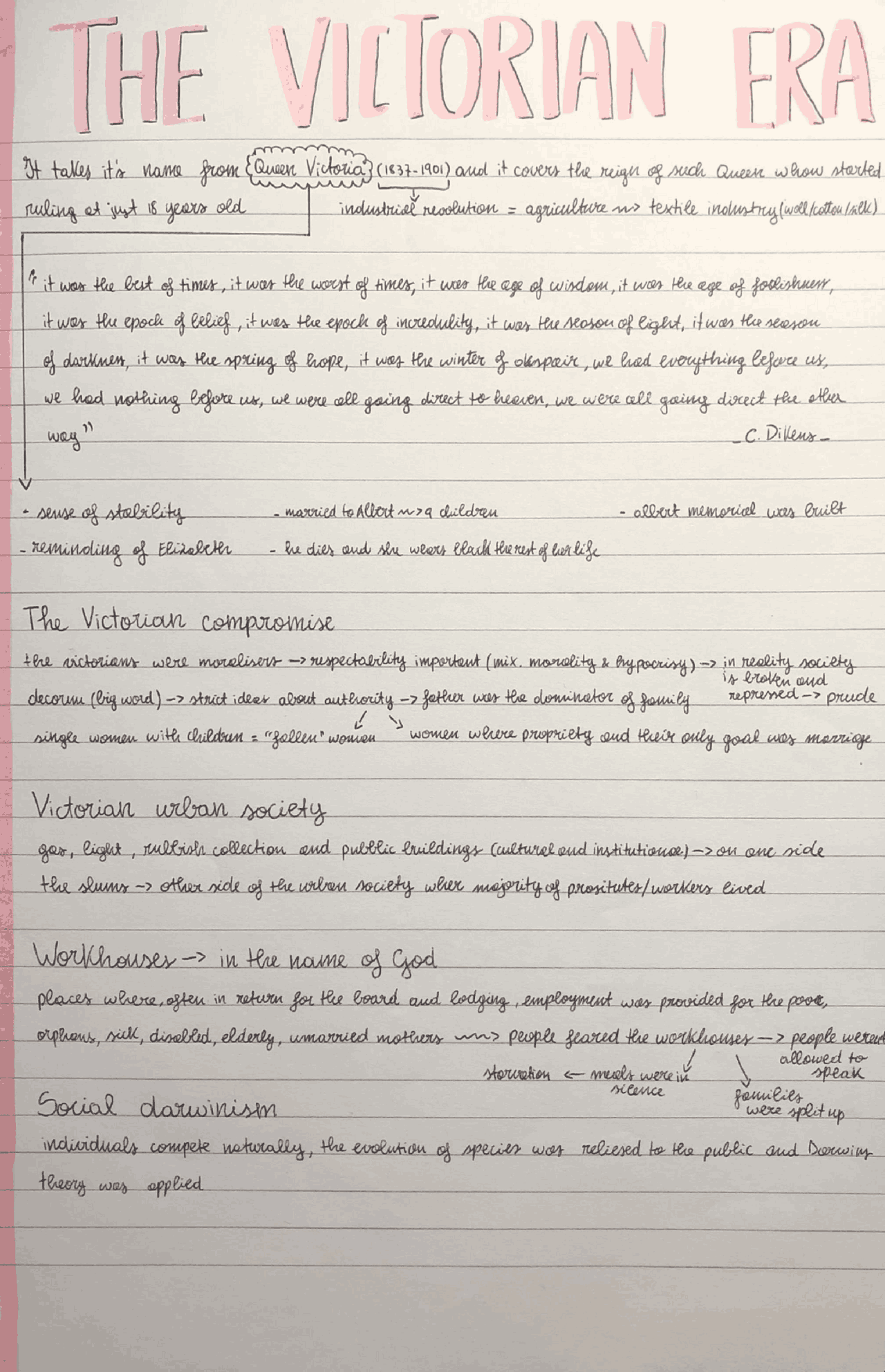 The victorian era - a brief introduction - Docsity