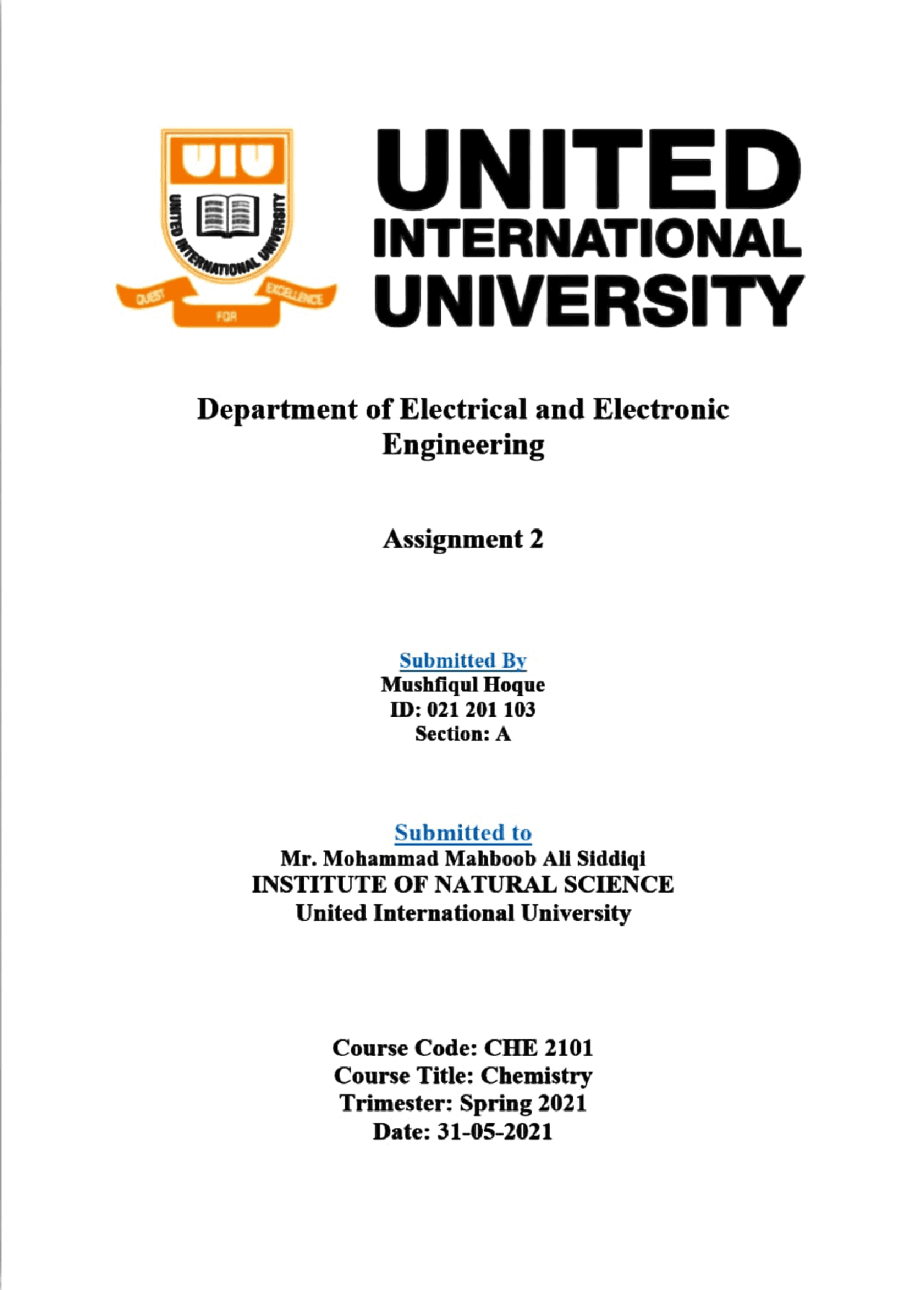 Assignment 1 Summer 2020 Docsity