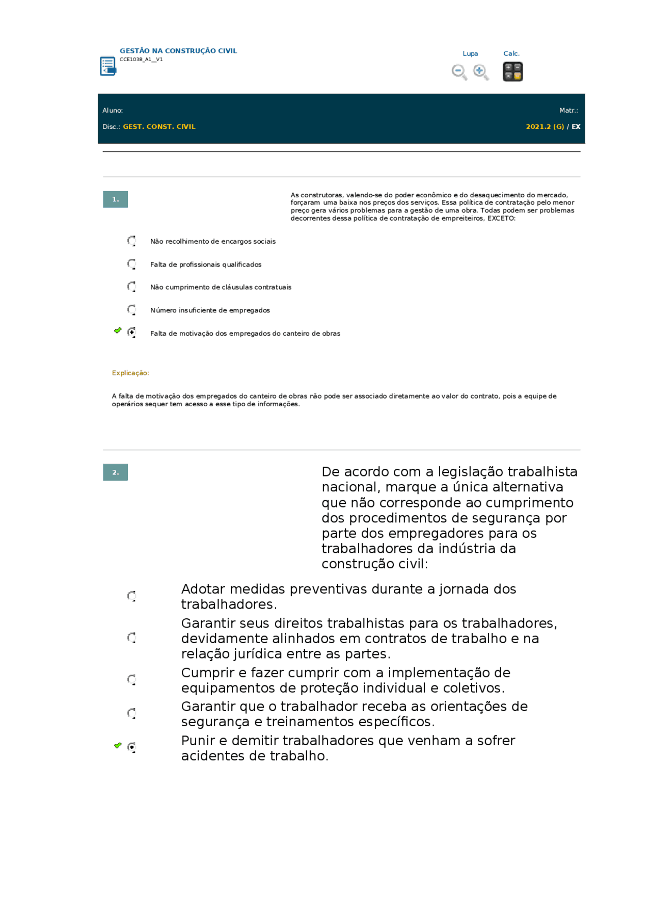Exercícios E Testes Docsity