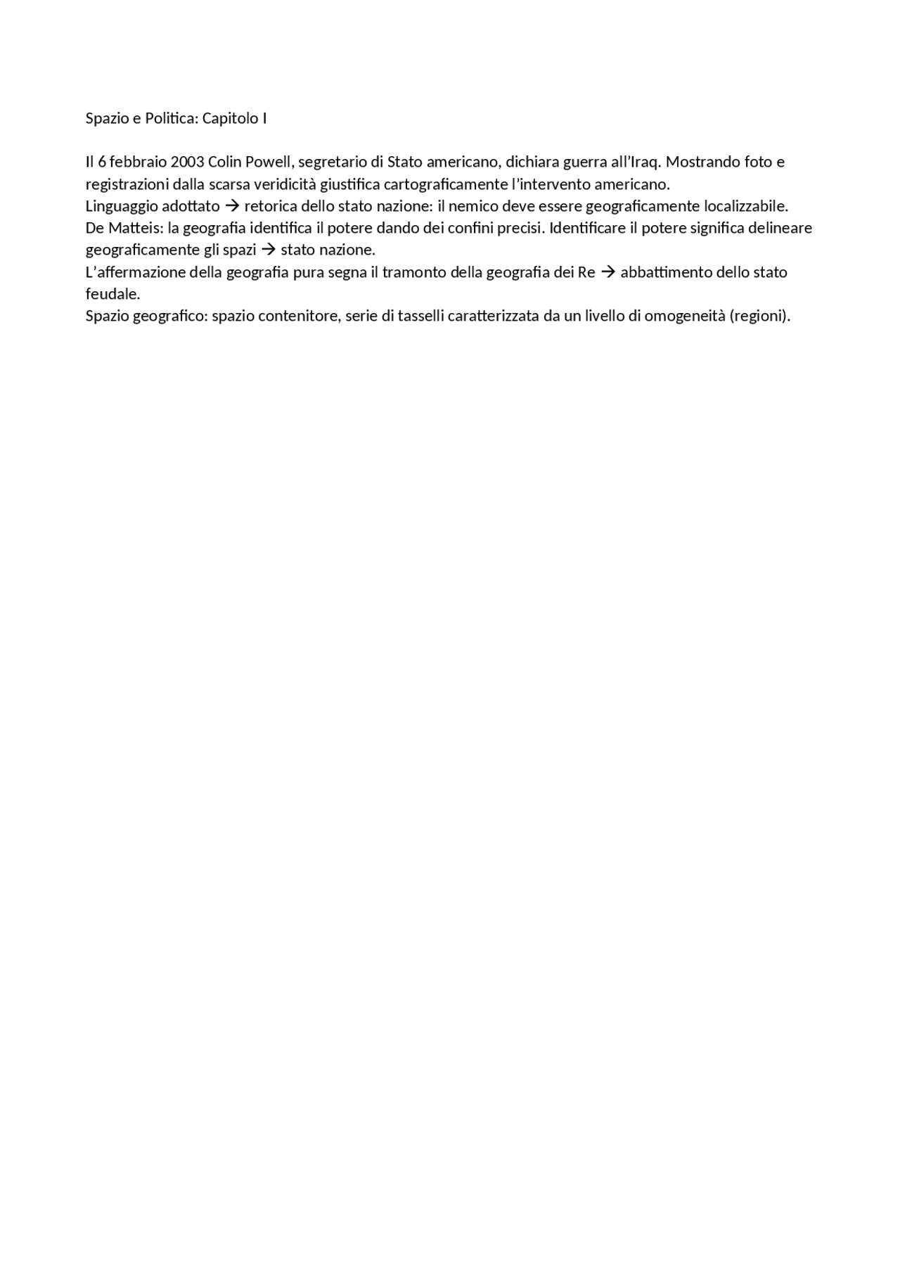 Geografia Comunicazione Schemi E Mappe Concettuali Di Geografia Docsity