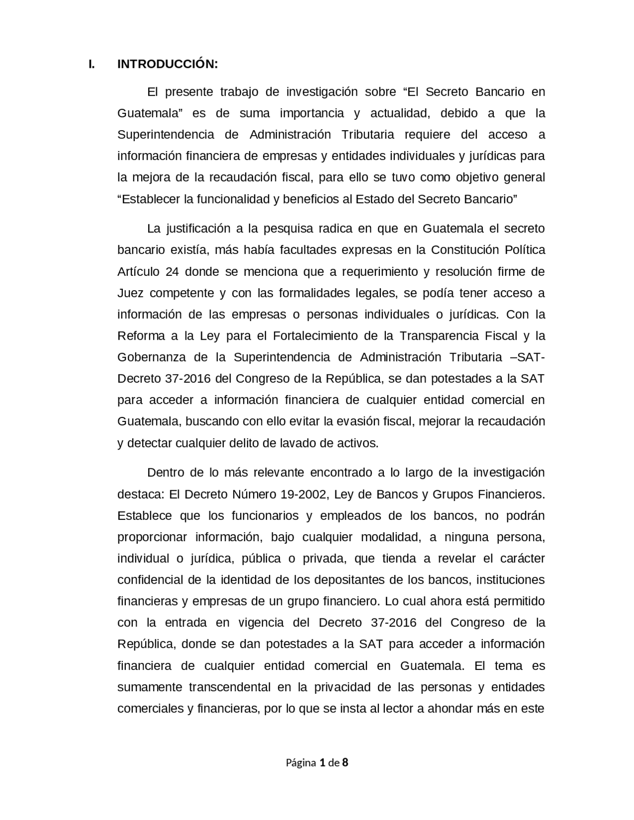 Ensayo Derecho Bancario Docsity